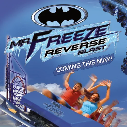 Mr. Freeze Roller Coaster | Six Flags Over Texas - SFOT Source