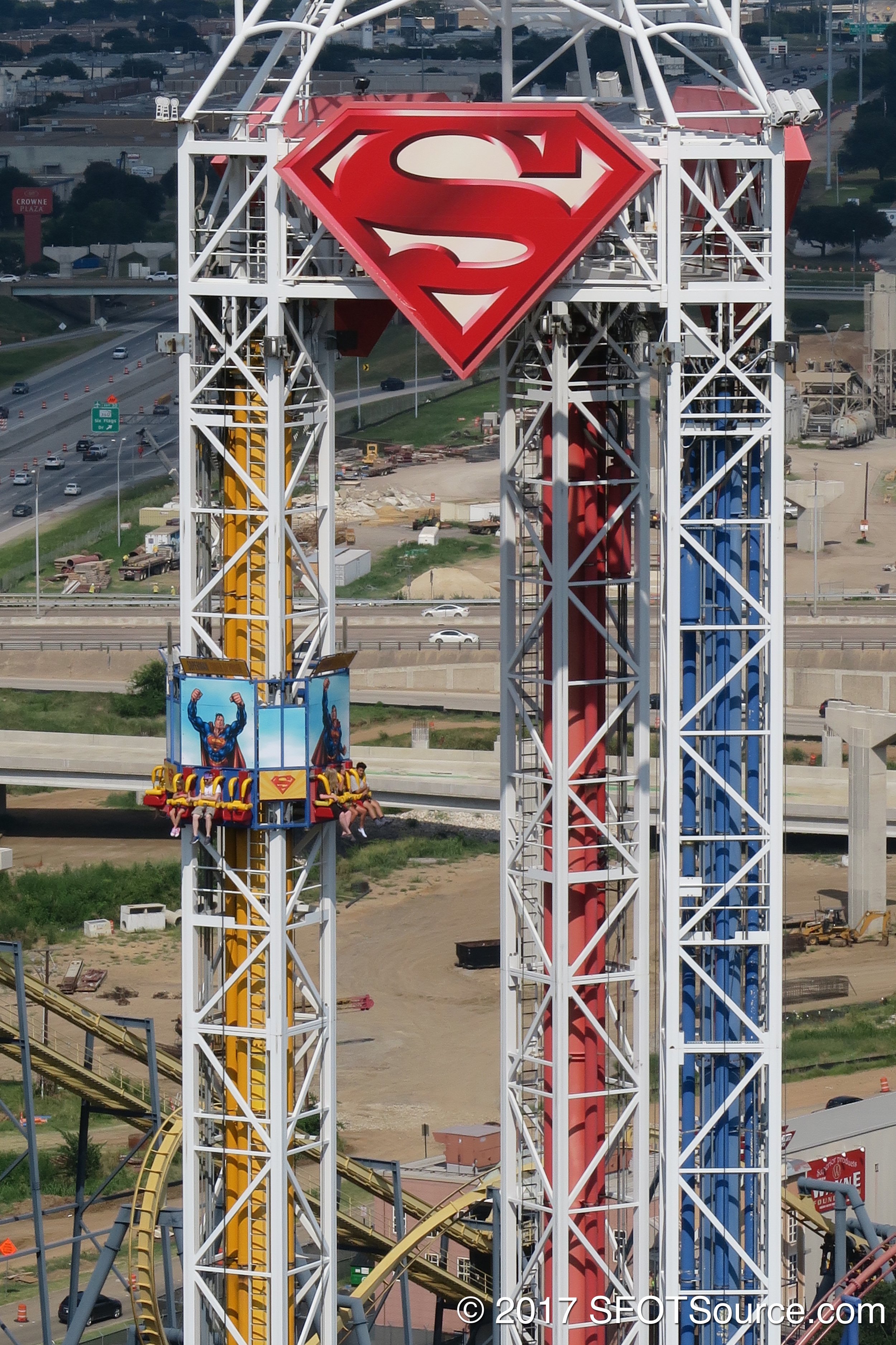 Superman: Tower of Power Thrill Ride | Six Flags Over Texas