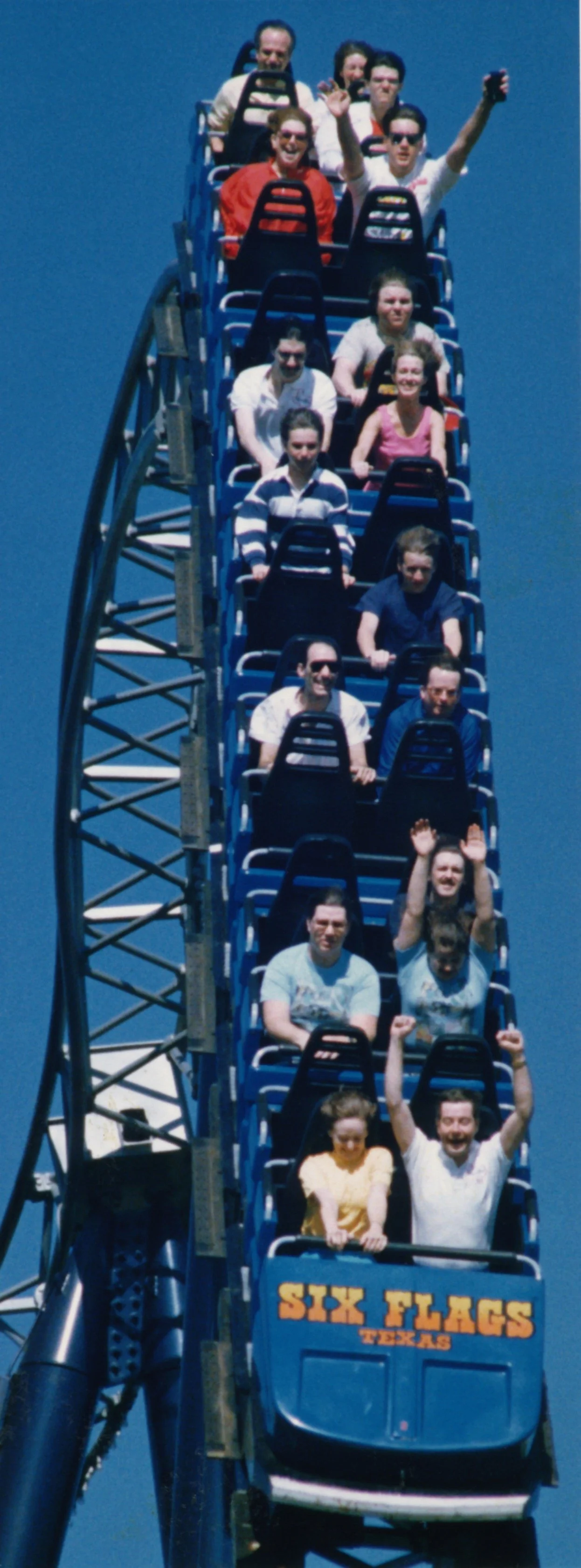 Shock Wave Roller Coaster | Six Flags Over Texas