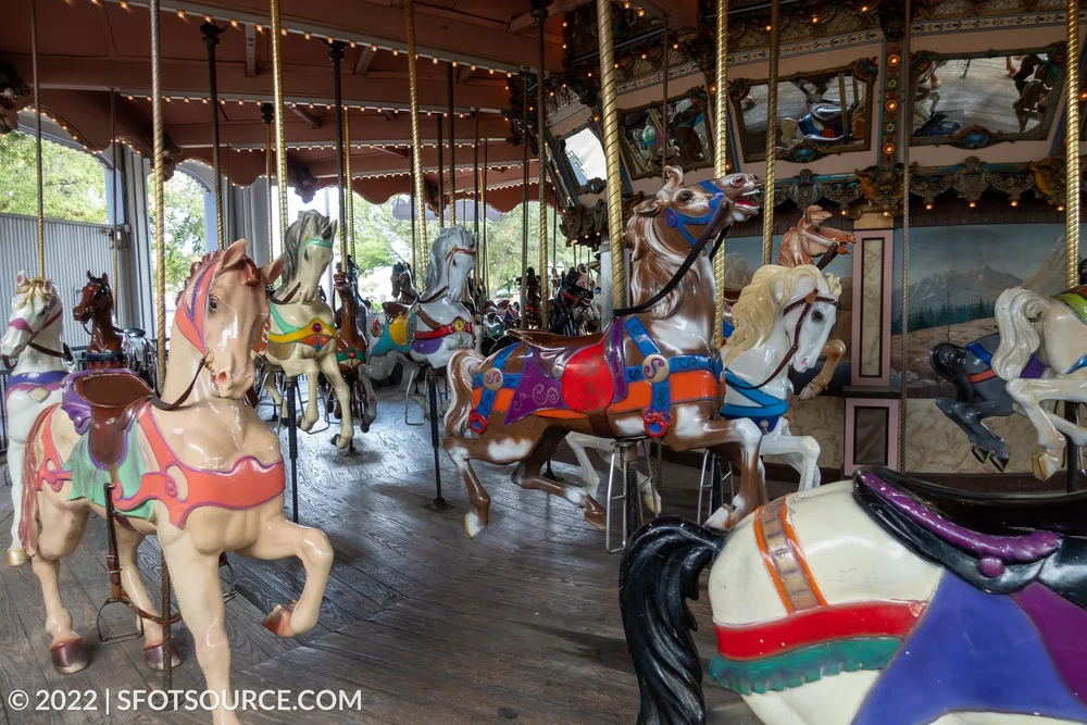 Silver Star Carousel Ride | Six Flags Over Texas