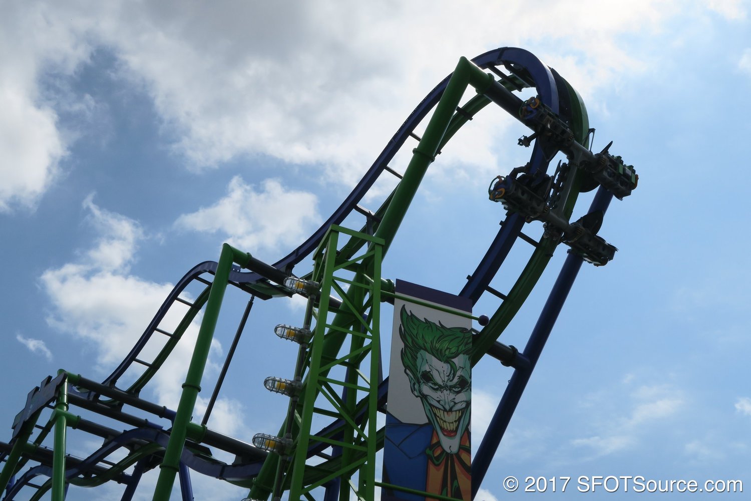 The Joker Roller Coaster | Six Flags Over Texas