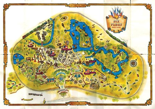 Past Park Maps | Six Flags Over Texas