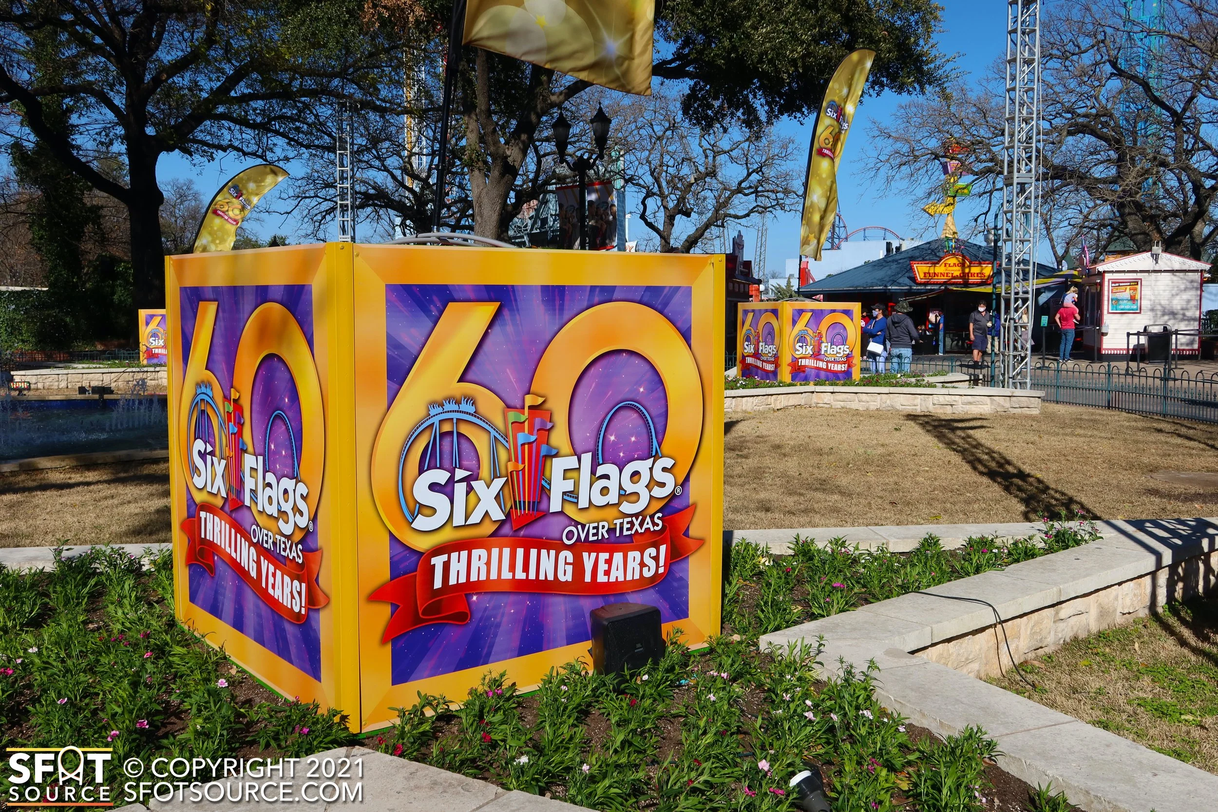 Park History Timeline | Six Flags Over Texas - SFOT Source