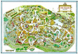 Past Park Maps | Six Flags Over Texas