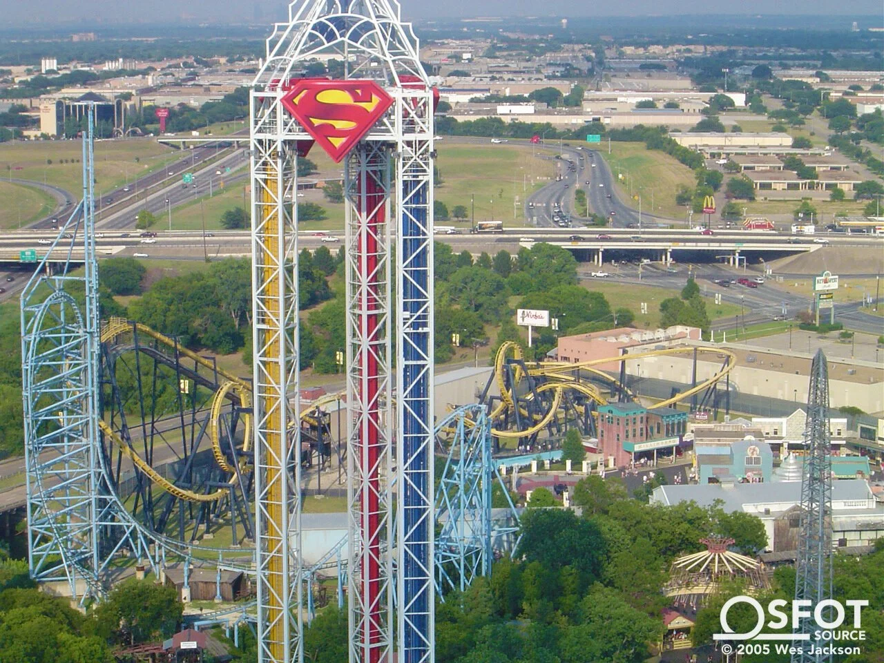 Oil Derrick | Six Flags Over Texas — SFOT Source