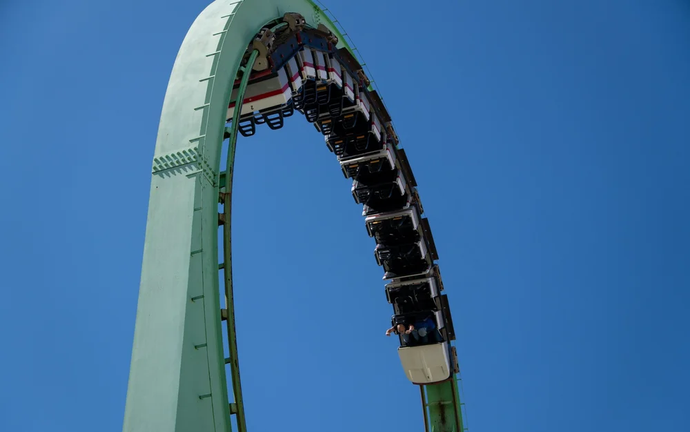 Shock Wave Roller Coaster | Six Flags Over Texas - SFOT Source