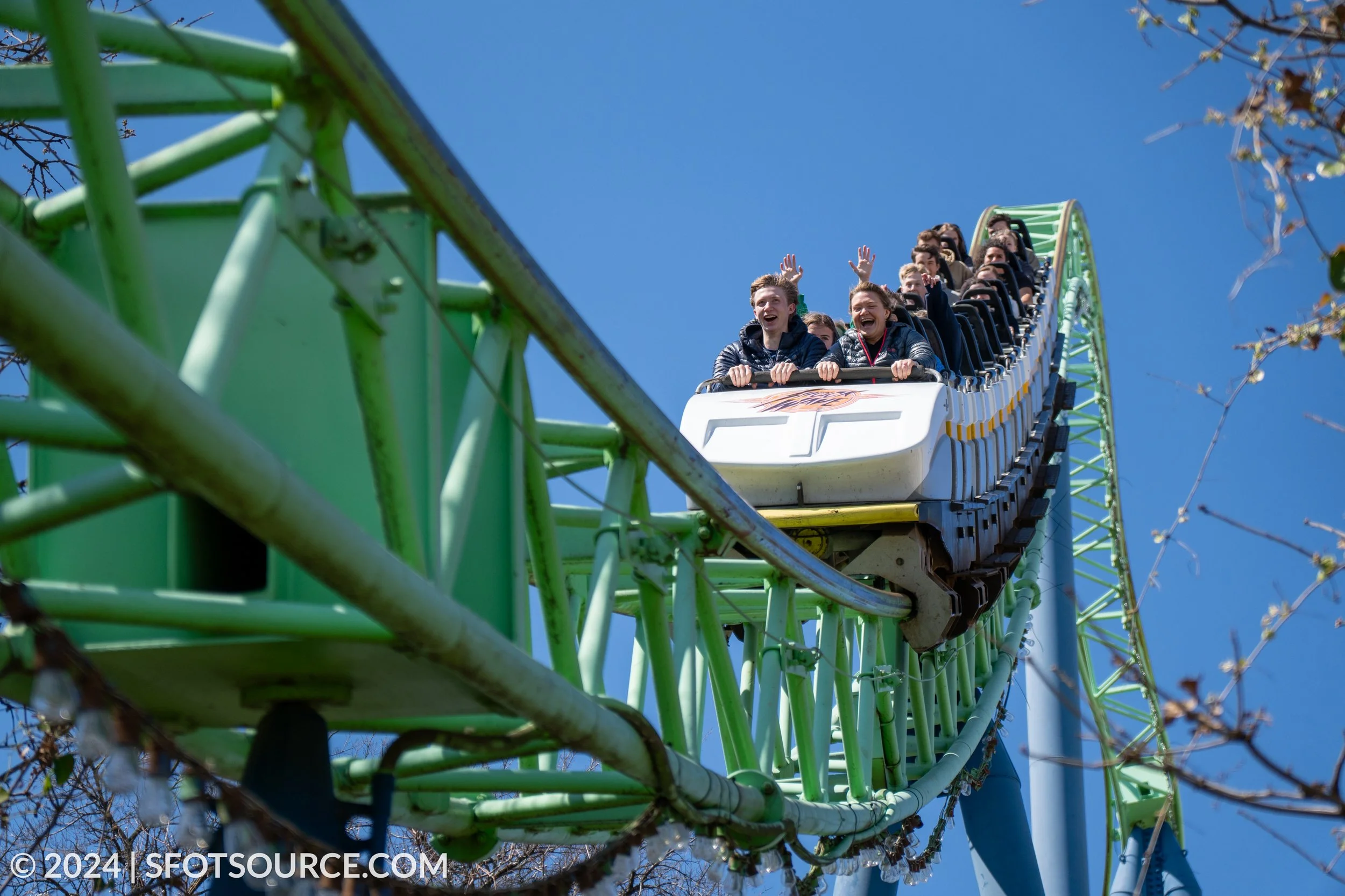 Shock Wave Roller Coaster | Six Flags Over Texas