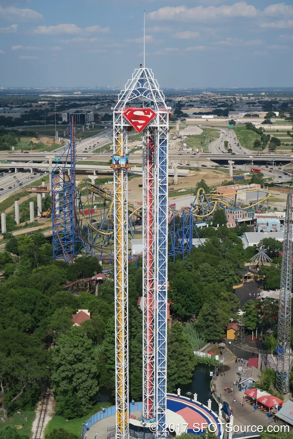 Superman: Tower of Power Thrill Ride | Six Flags Over Texas