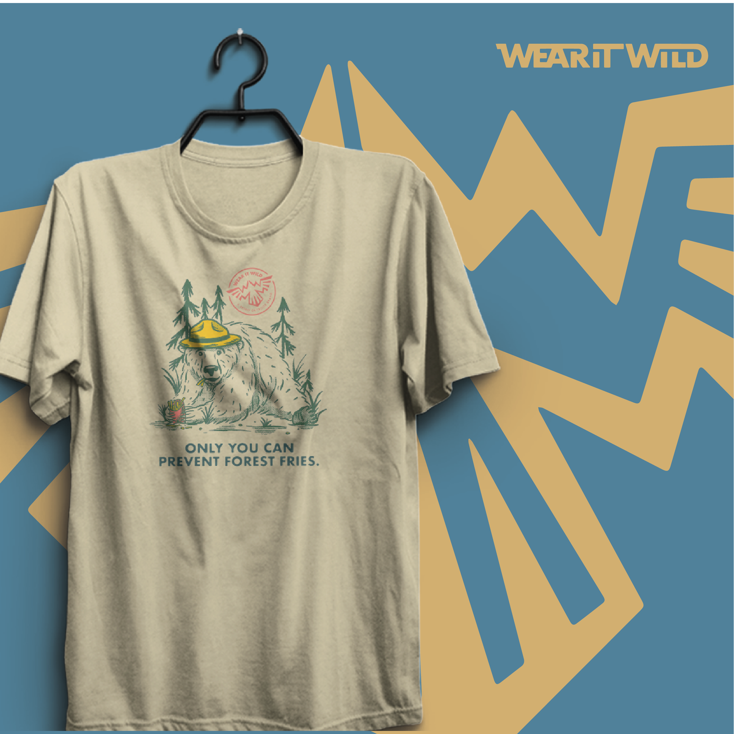 Wear it Wild: Retro Outdoor Clothing Brand - Logo Design & Merch ...
