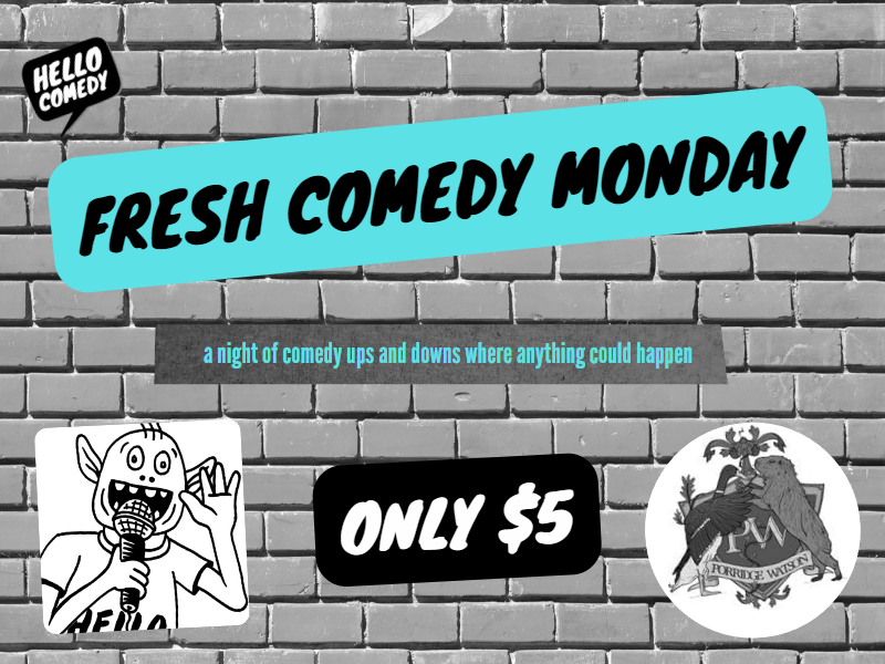Upcoming Events — Hello Comedy