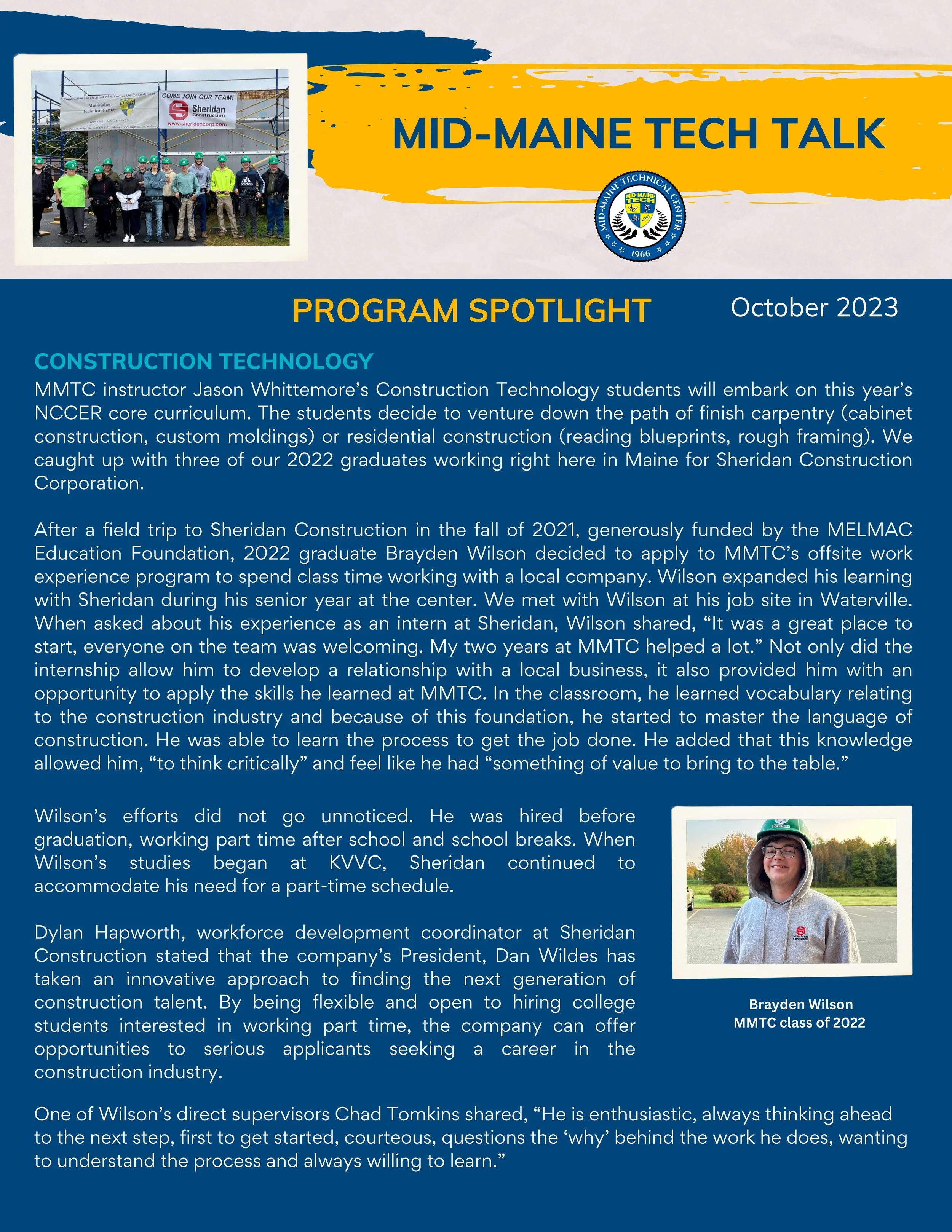 In The News — MID-MAINE TECHNICAL CENTER