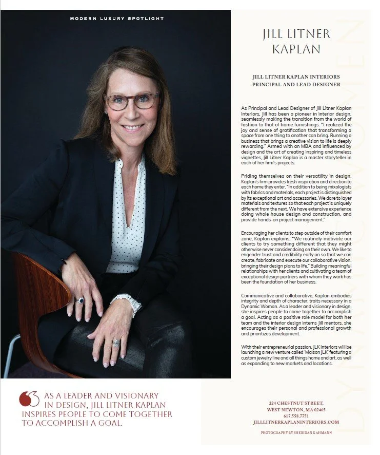 Press — Jill Litner Kaplan Interiors