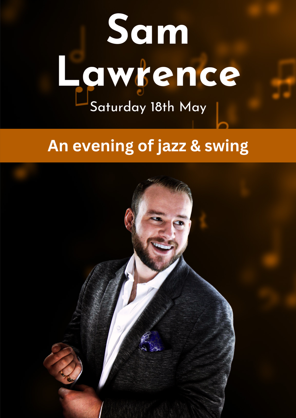 Sam Lawrence: An evening of Jazz & Swing — Priory Theatre