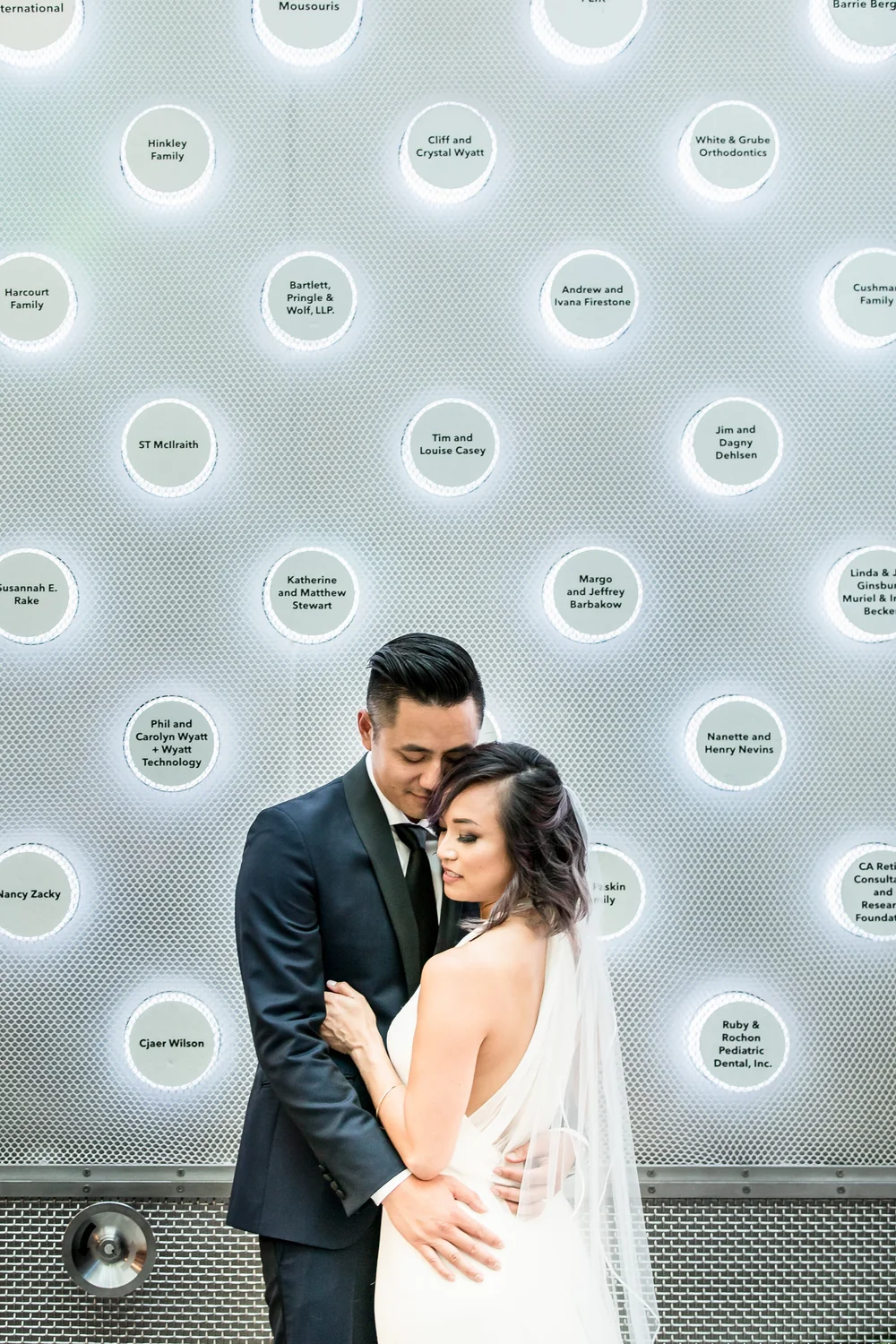 Spirited MOXI Museum Wedding with a Surprise Performance — Santa ...