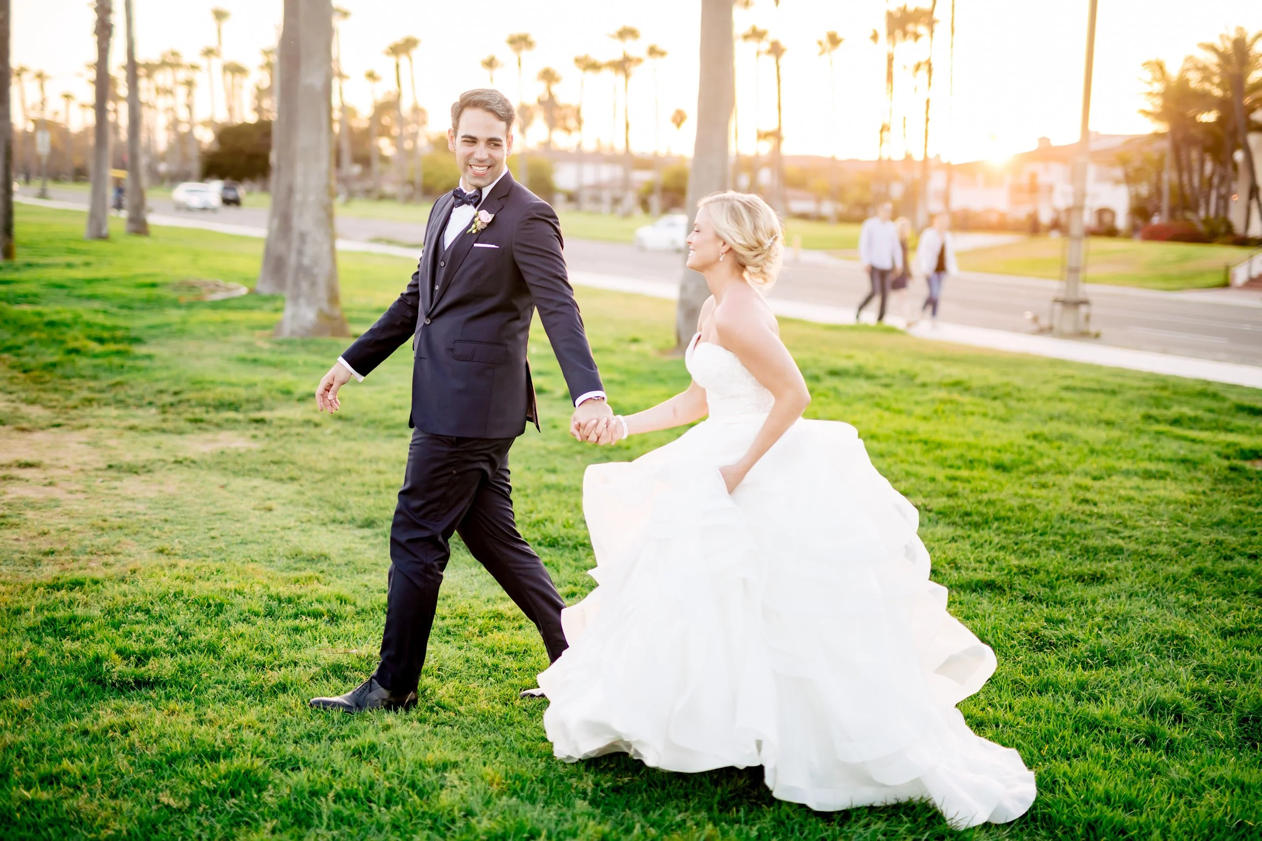 Soft Pink Wedding with a Reception Confetti Drop — Santa Barbara ...