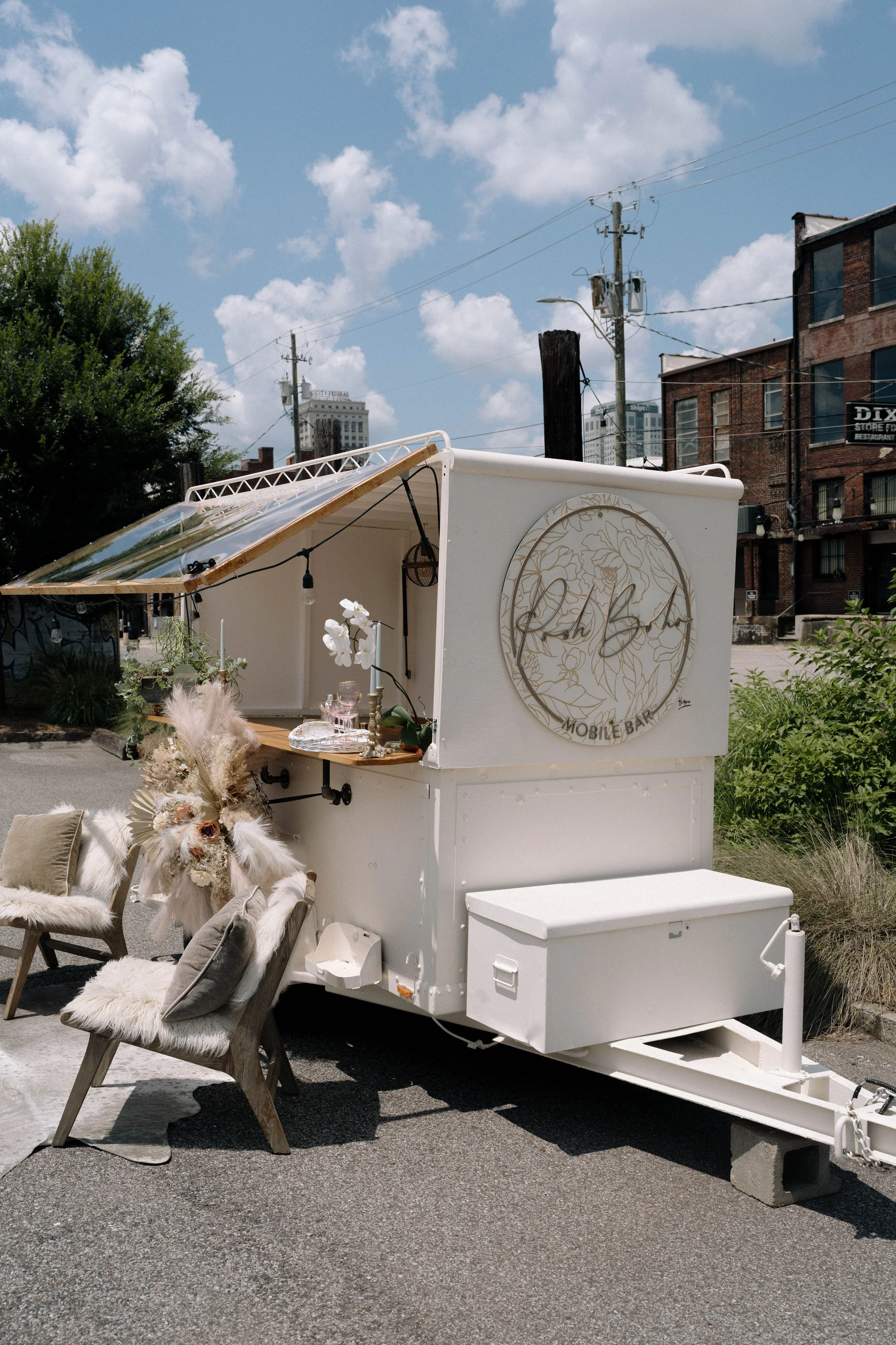 Posh Boho Mobile Bar & Frosé Cart
