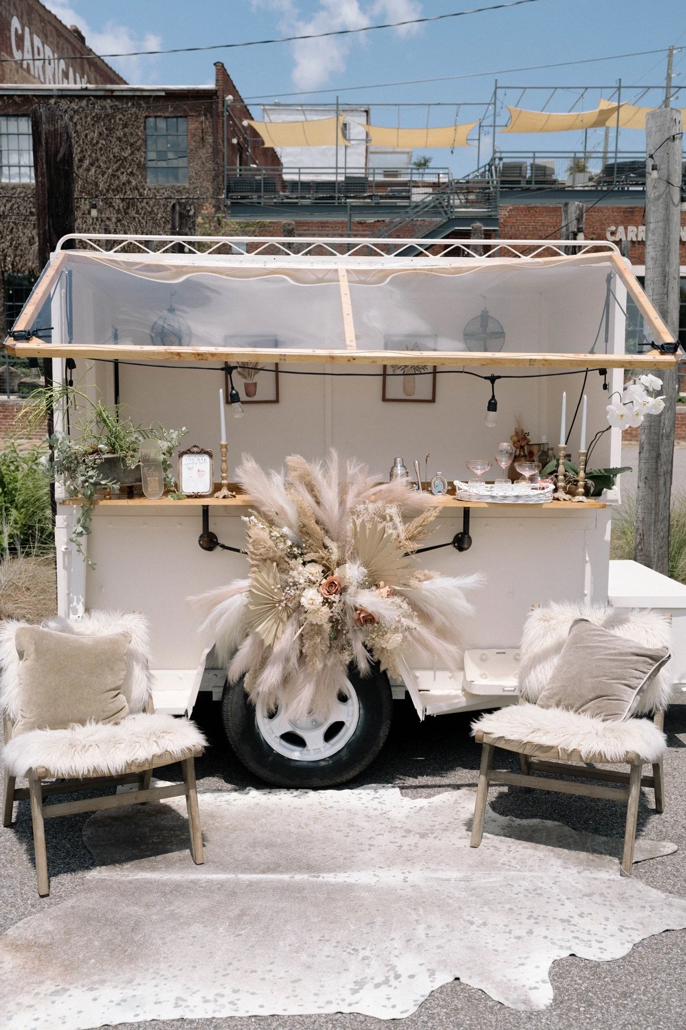 Posh Boho Mobile Bar & Frosé Cart
