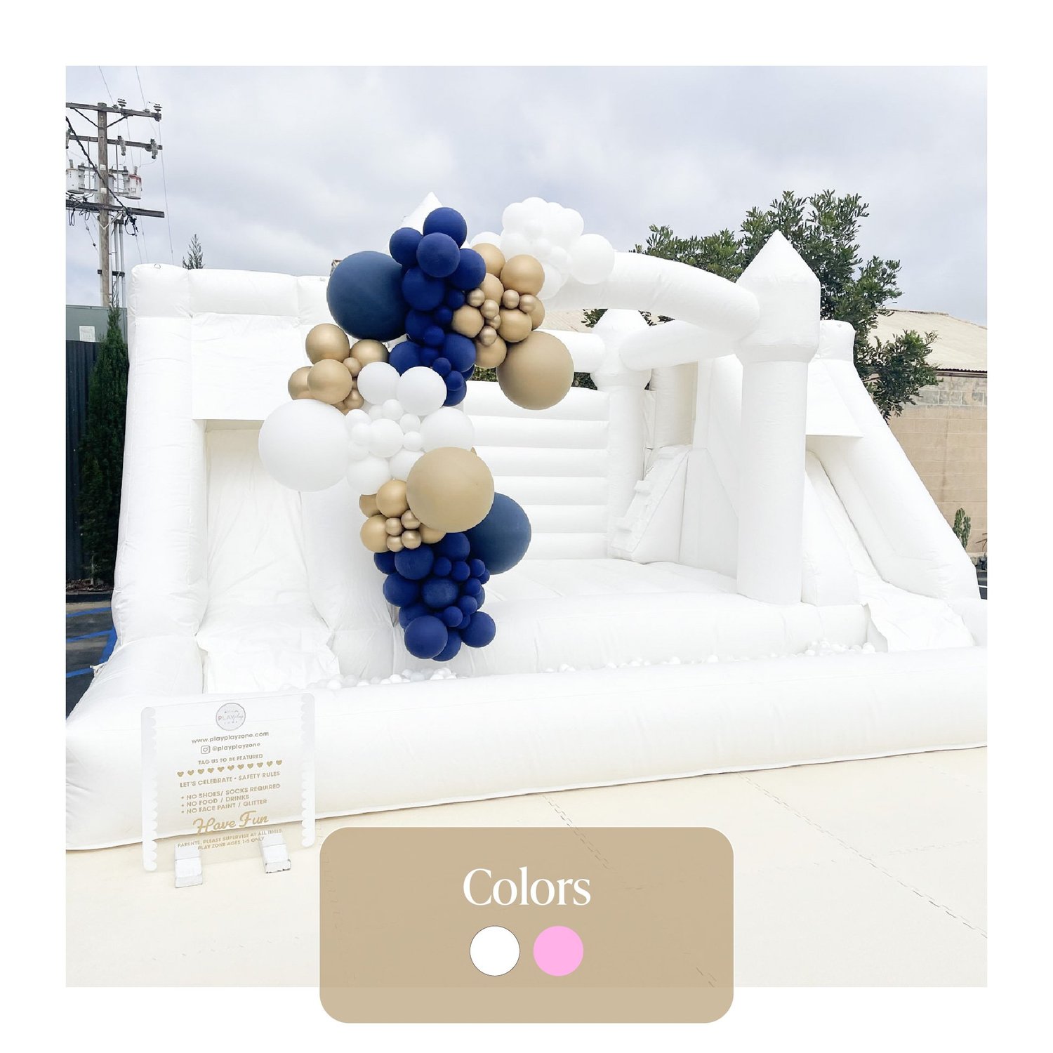 Modern Bounce House Rentals for Birthday Parties — Play Play Zone