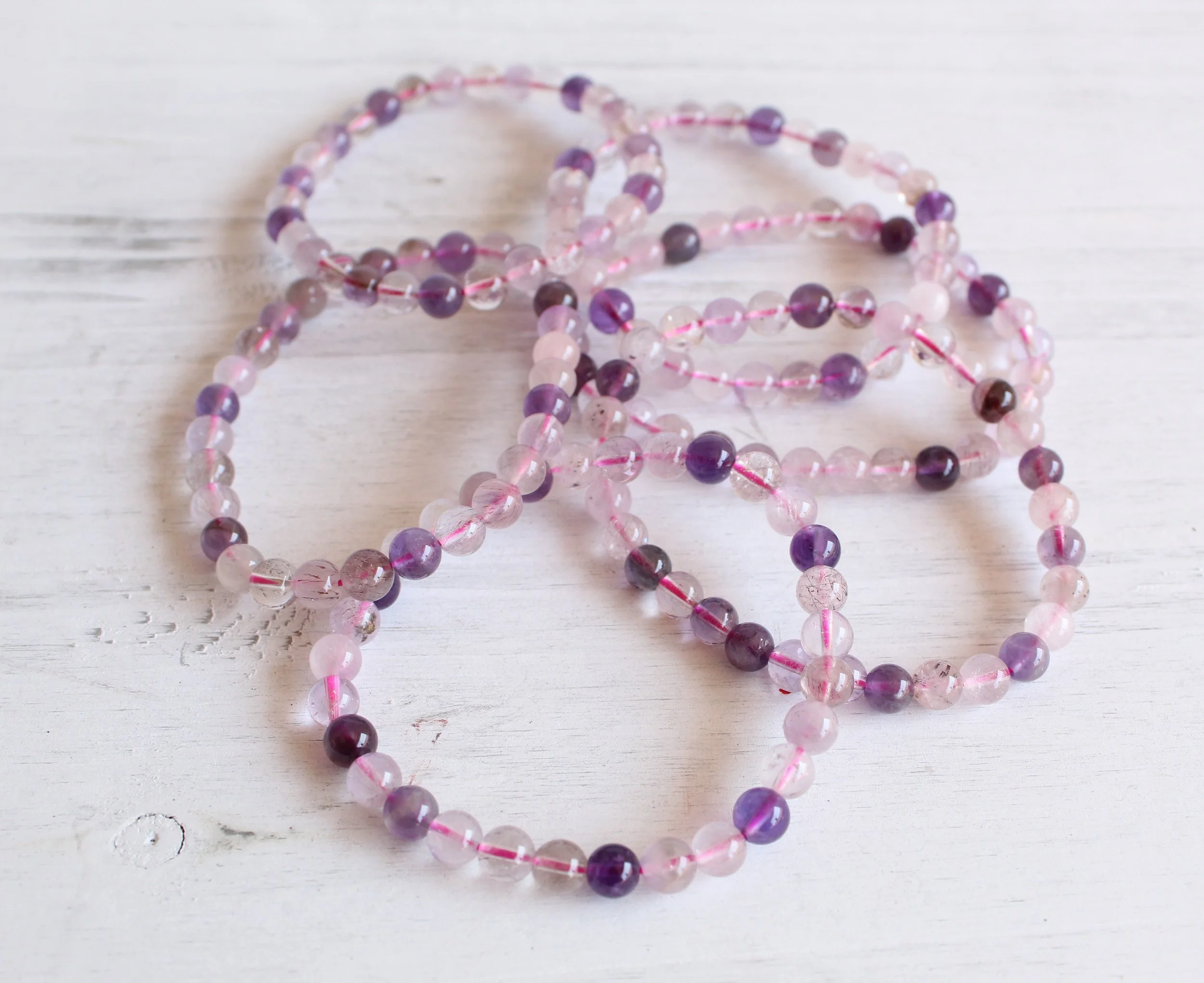 Black Spinel cubed stretch bracelet — PANACHE