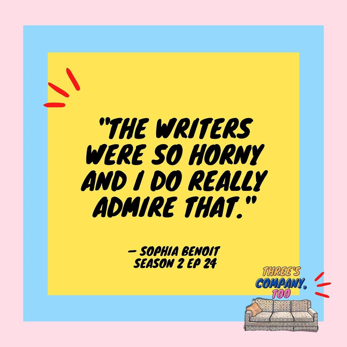 Three's Company, Too: A Rewatch Podcast — joss richard
