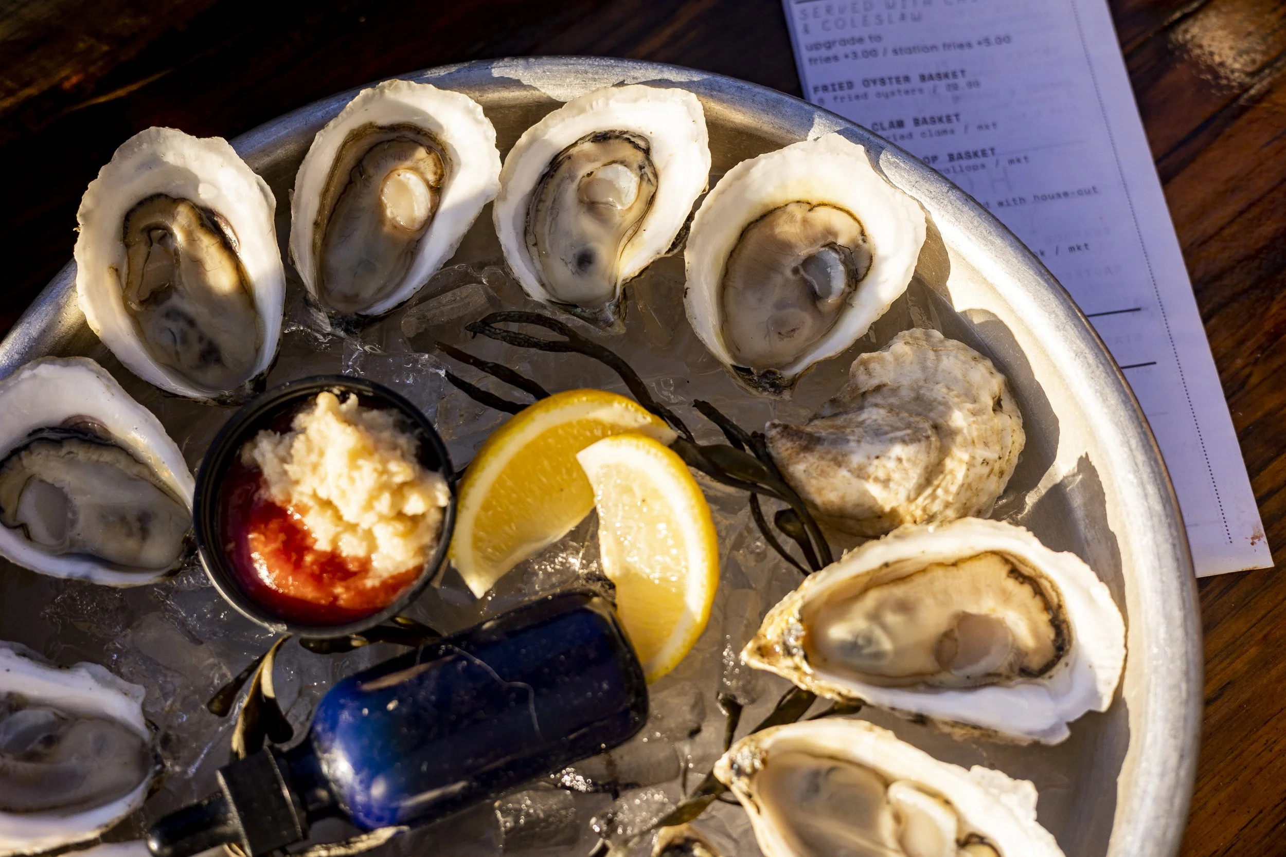 SHUCK STATION MENU — The Shuck Station