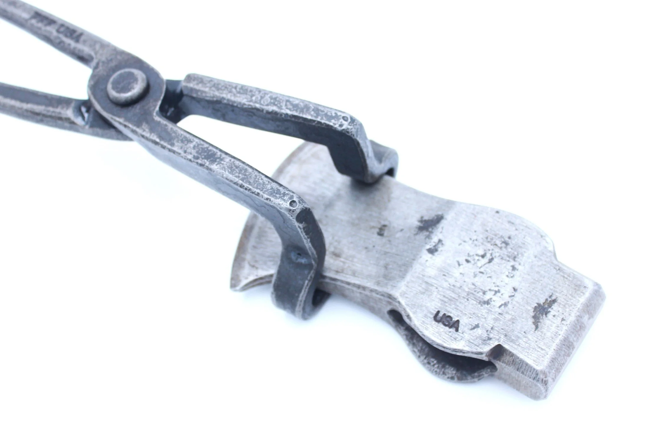 AXE EYE TONGS — FieryFurnaceForge