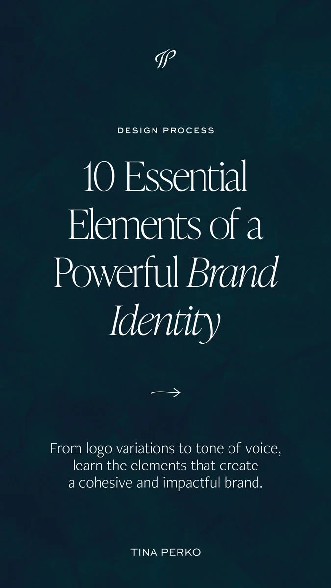 What are the key elements of a brand identity? — Tina Perko | Brand Design