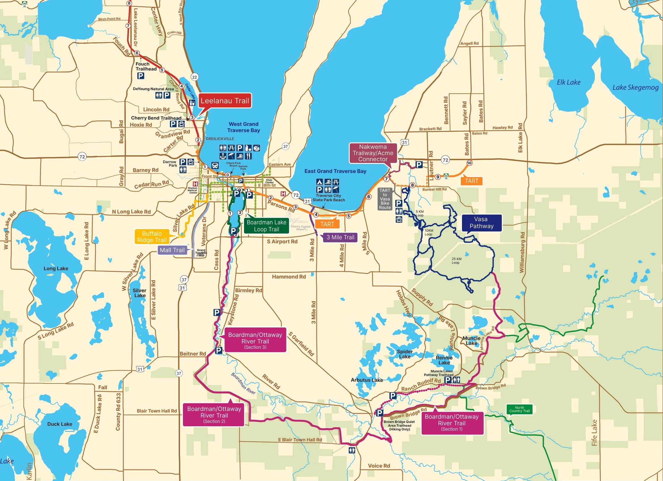 TART Trail | Traverse City Bike Path