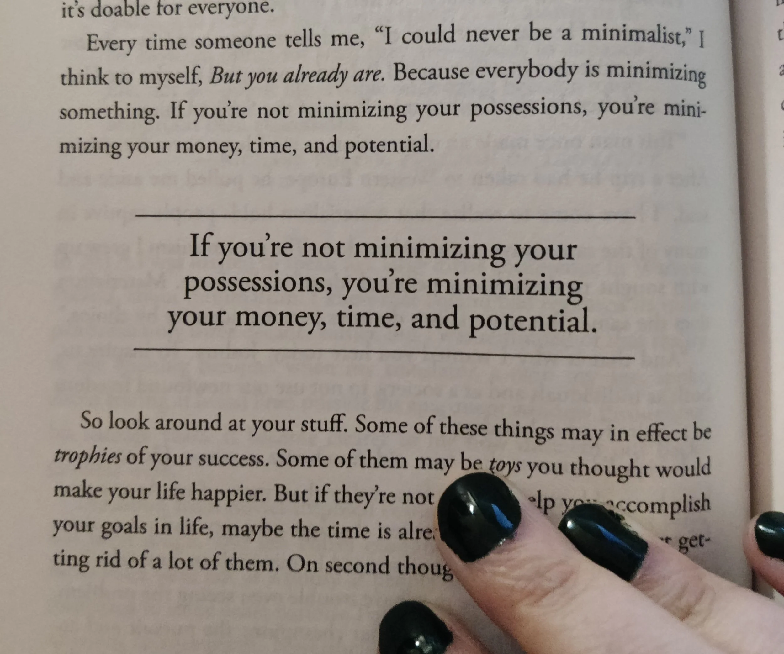 BOOK REVIEW: Things That Matter by Joshua Becker — My Non Existent ...