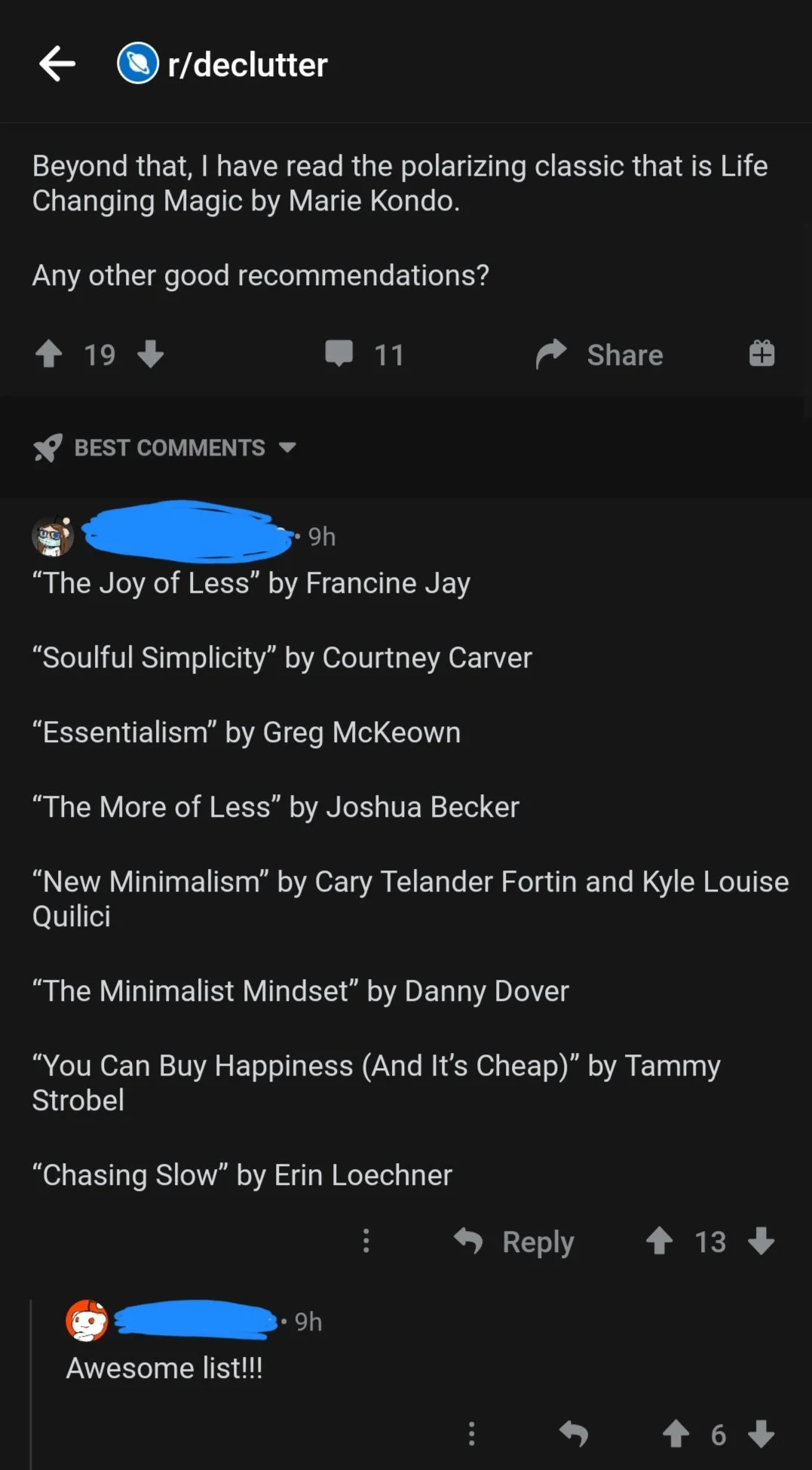 I Read Every Book Recommended by One Random Redditor in r/Declutter ...