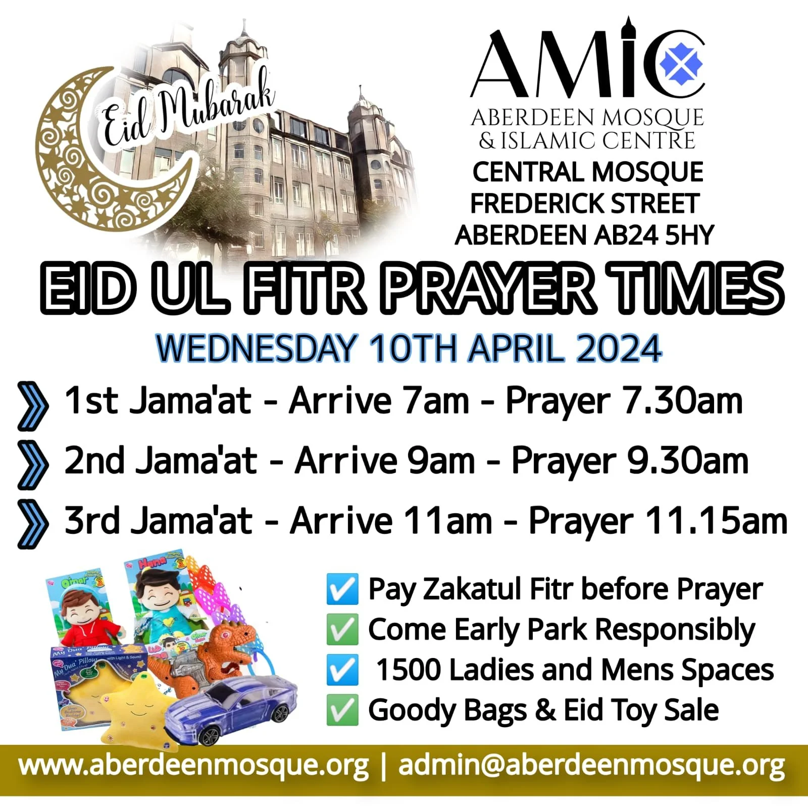 Aberdeen Mosque Home Page — AMIC