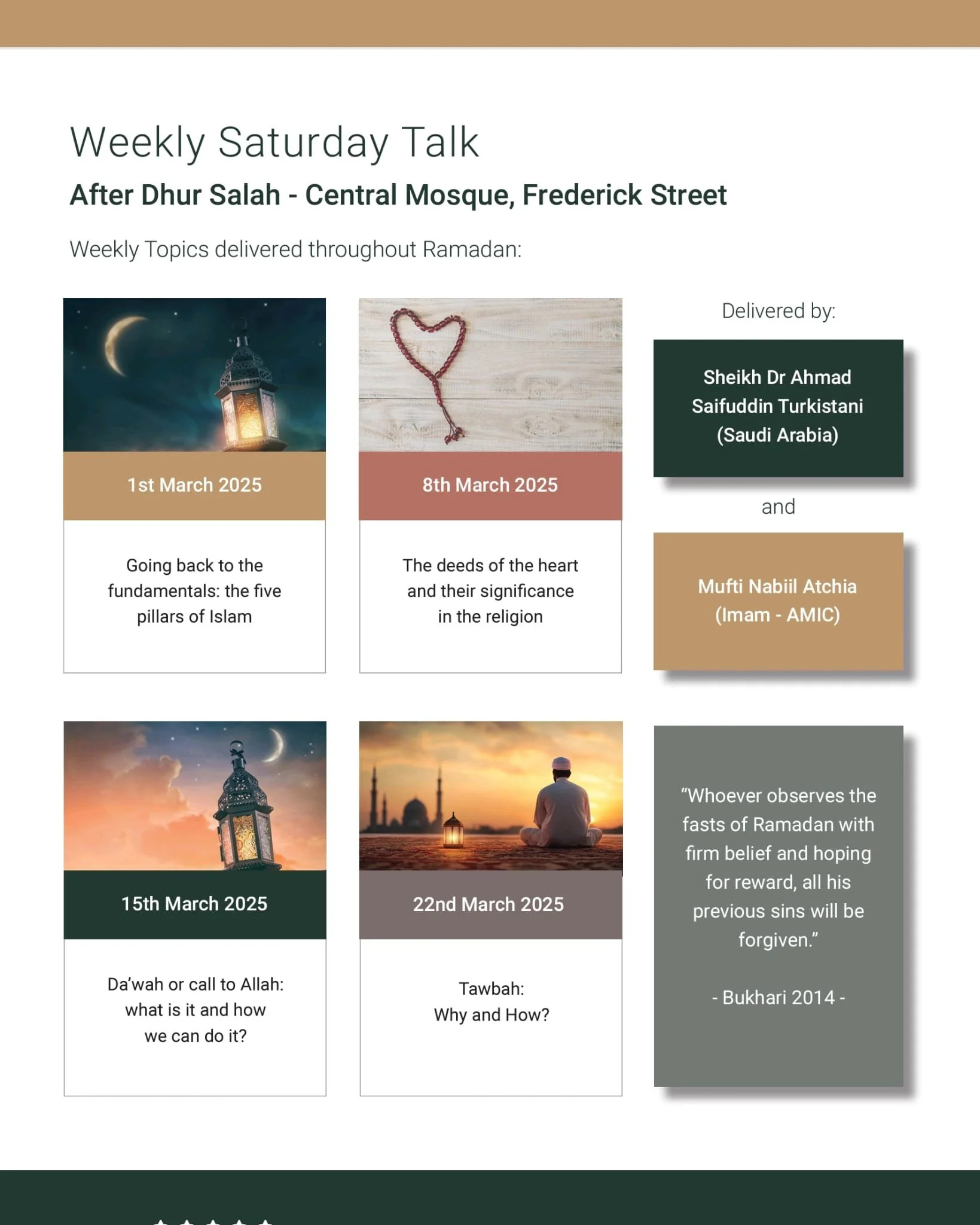 Aberdeen Mosque Home Page — AMIC