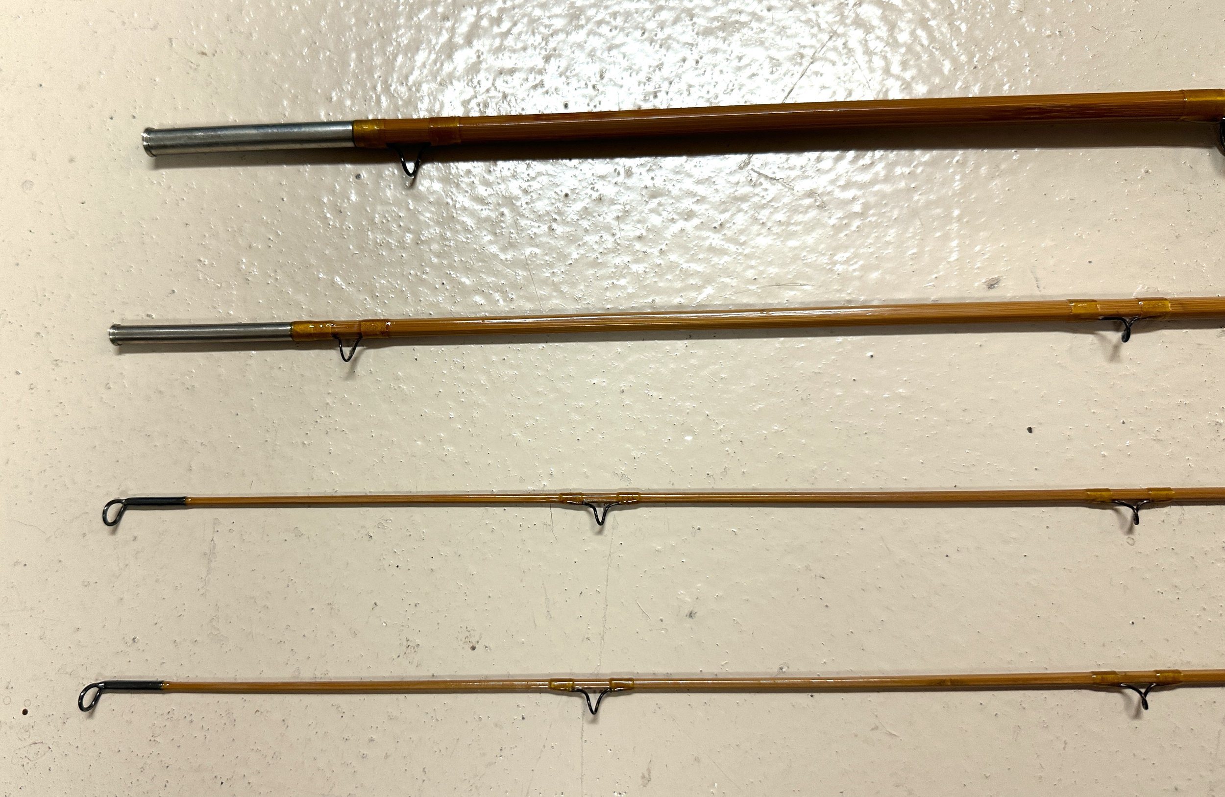 Unmarked 10’ Bamboo Swelled Butt Fly Rod, 5-6 wt., 3/1 — Vintage Anglers