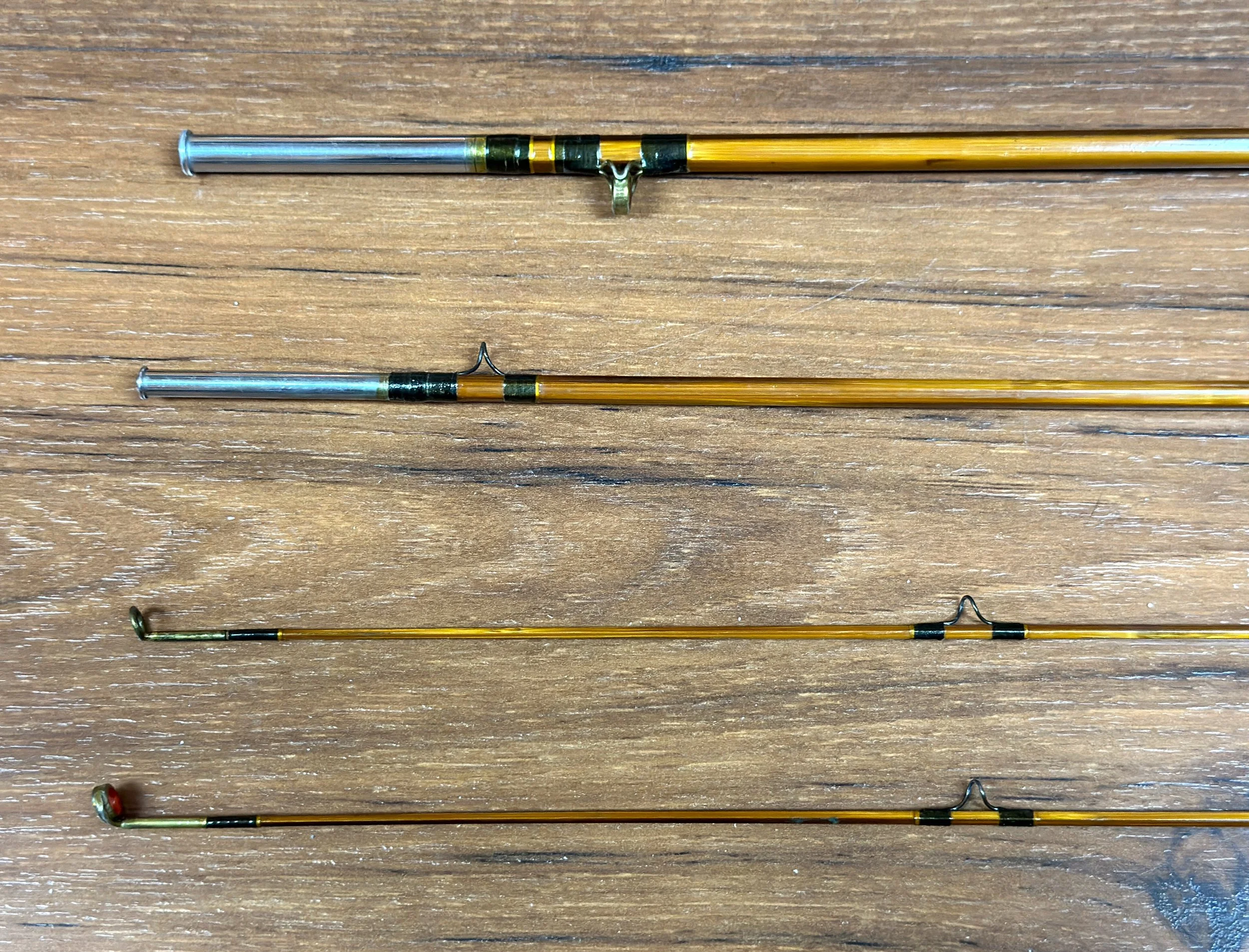 Unmarked 10’ Bamboo Swelled Butt Fly Rod, 5-6 wt., 3/1 — Vintage Anglers