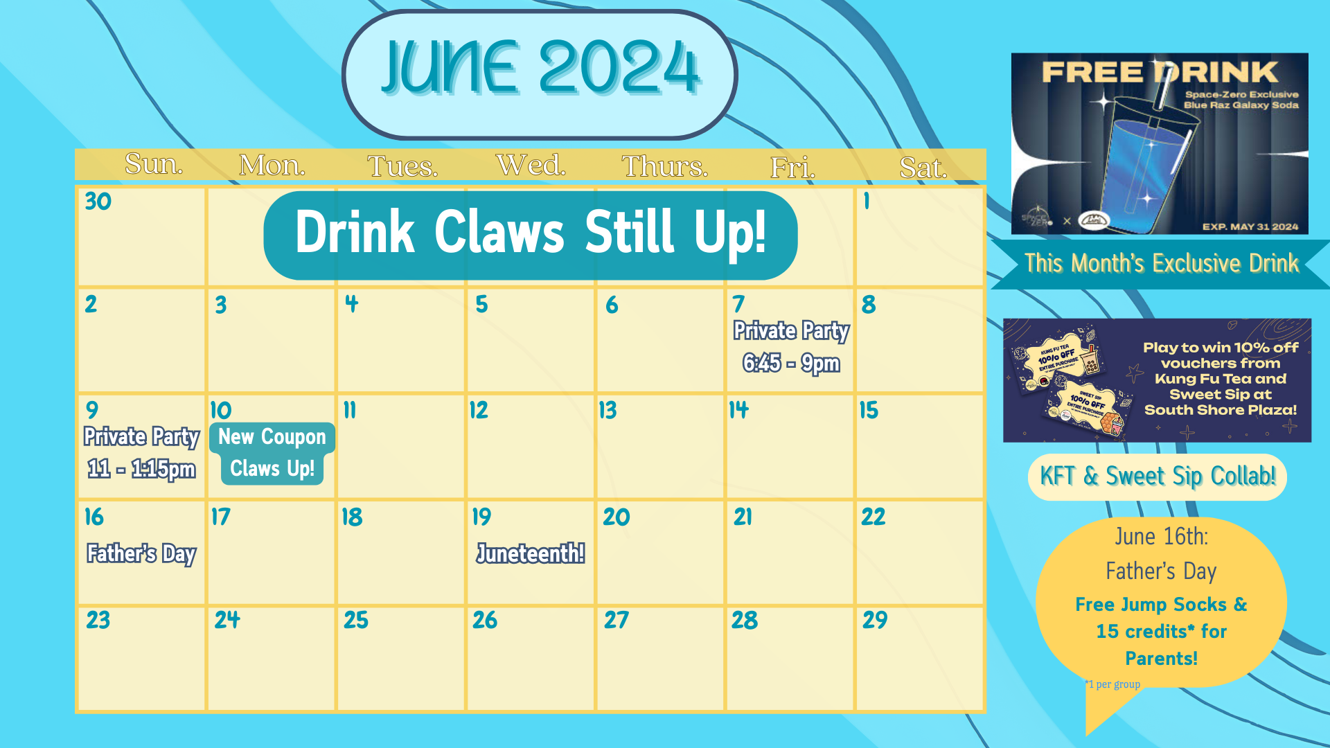 Events Calendar — SPACE ZERO
