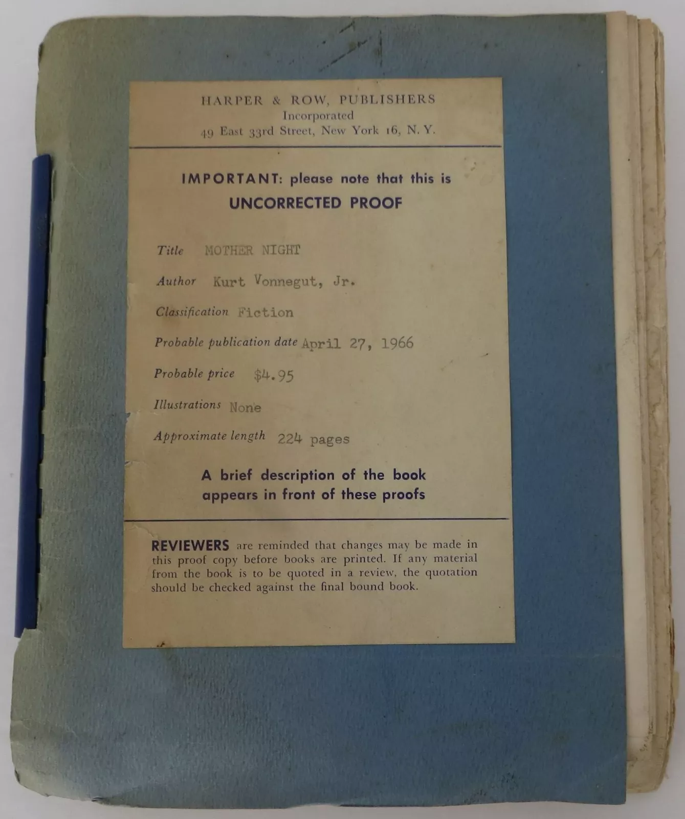 Mother Night — The Vonnegut Collection