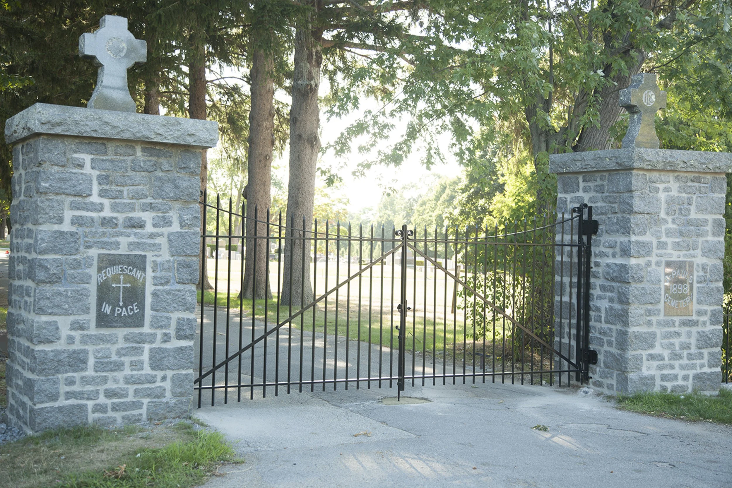 Hingham Cemetery Gate — A.M. Design and Fabrication, LLC