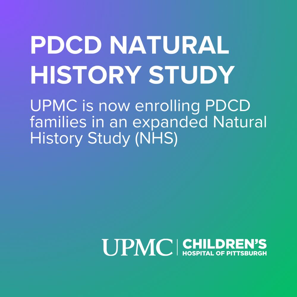 PDCD Natural History Study — Hope for PDCD Foundation