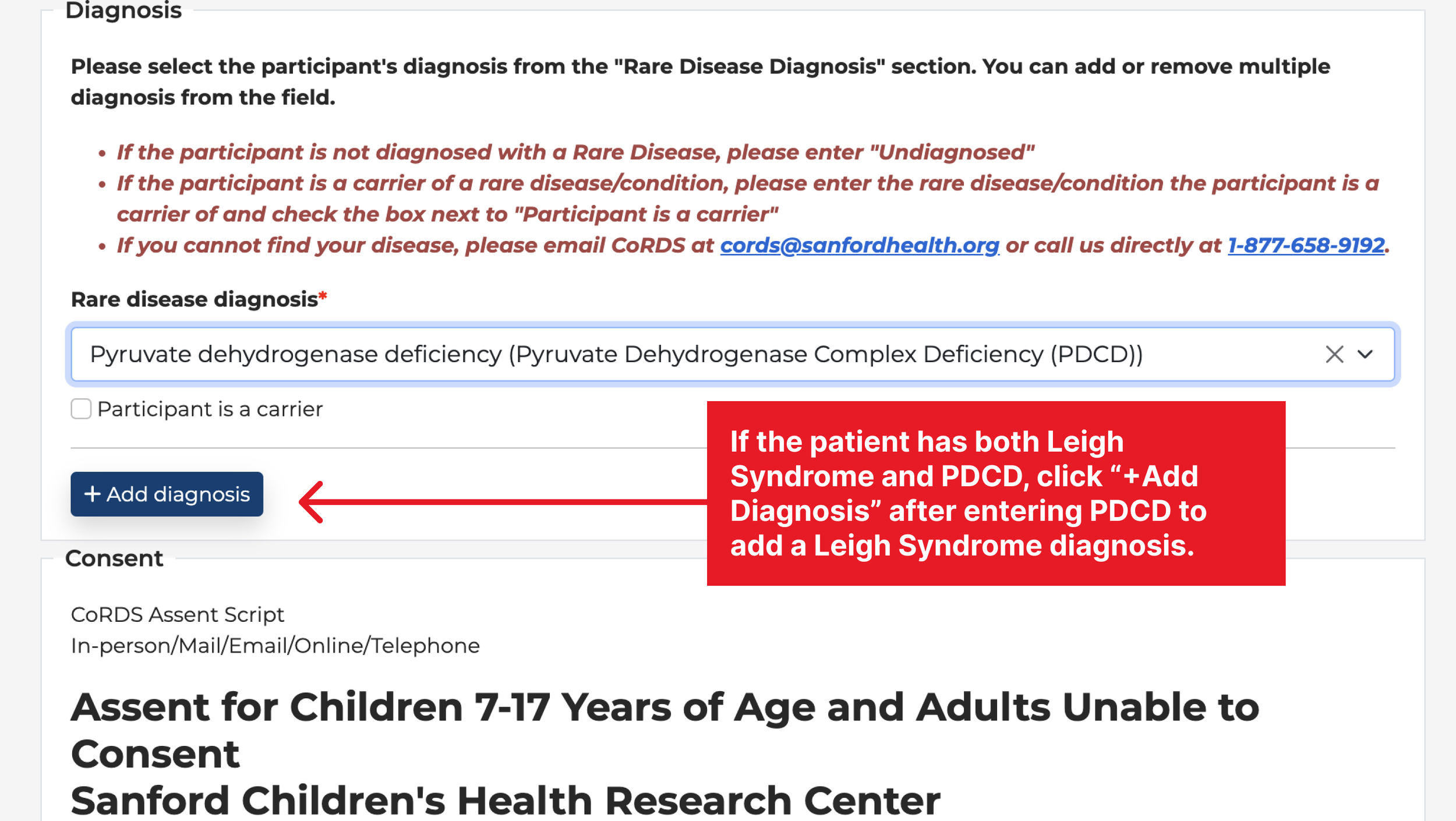 PDCD Patient Registry — Hope for PDCD Foundation