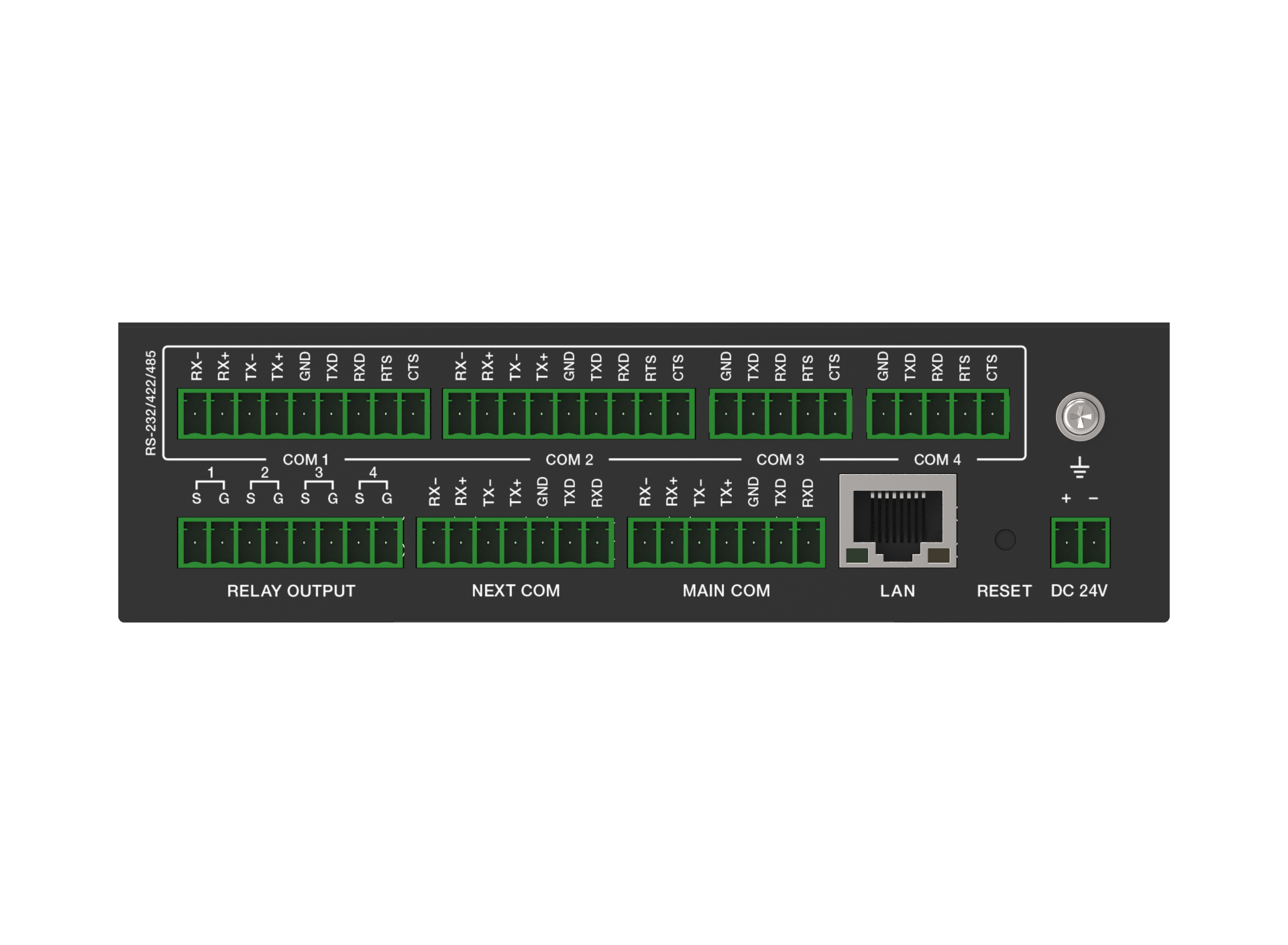 VLCT-4PSPC | Network Serial Port Expander — VigilLink