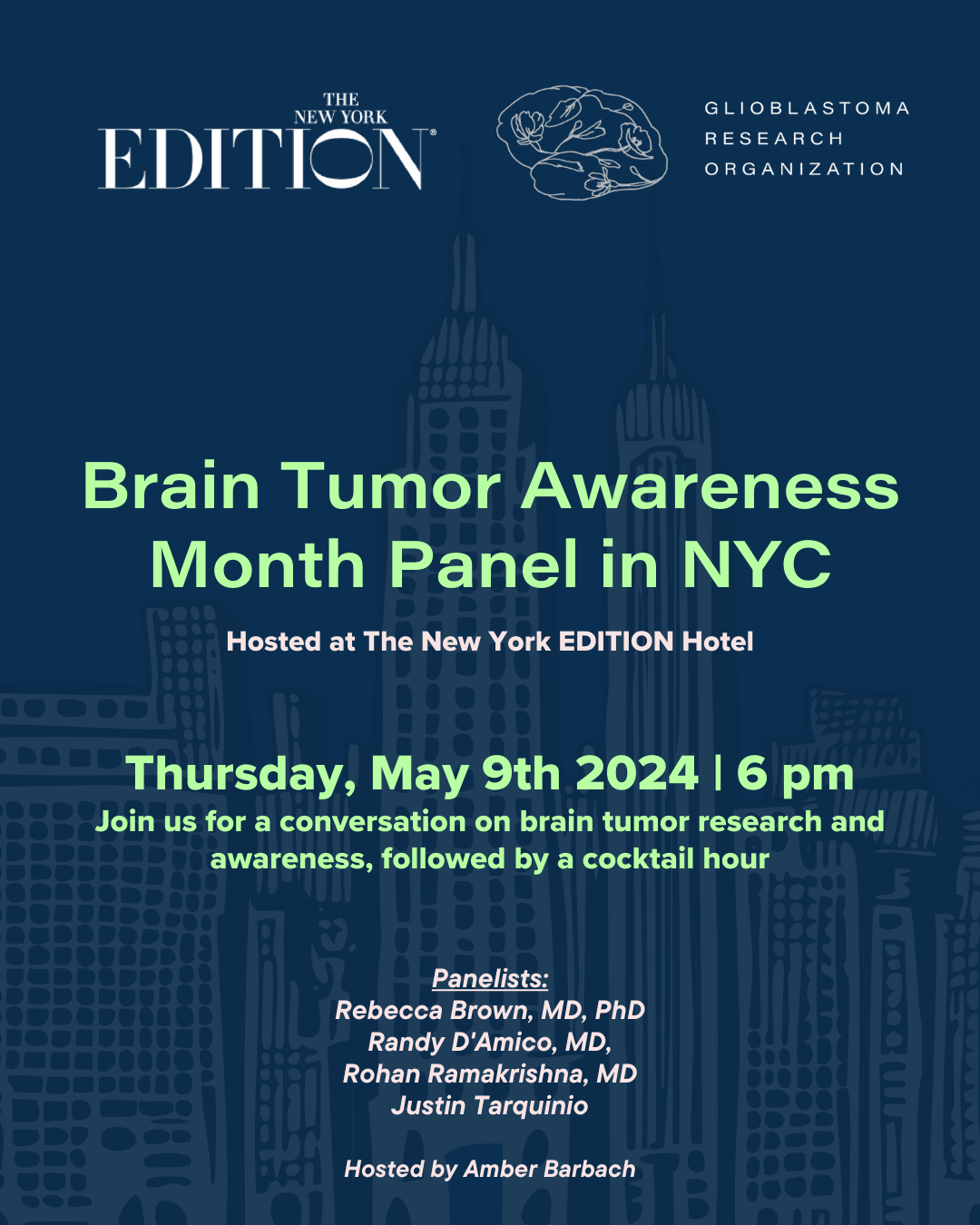 Brain Tumor Awareness Month - GBM Panel — Glioblastoma Research ...