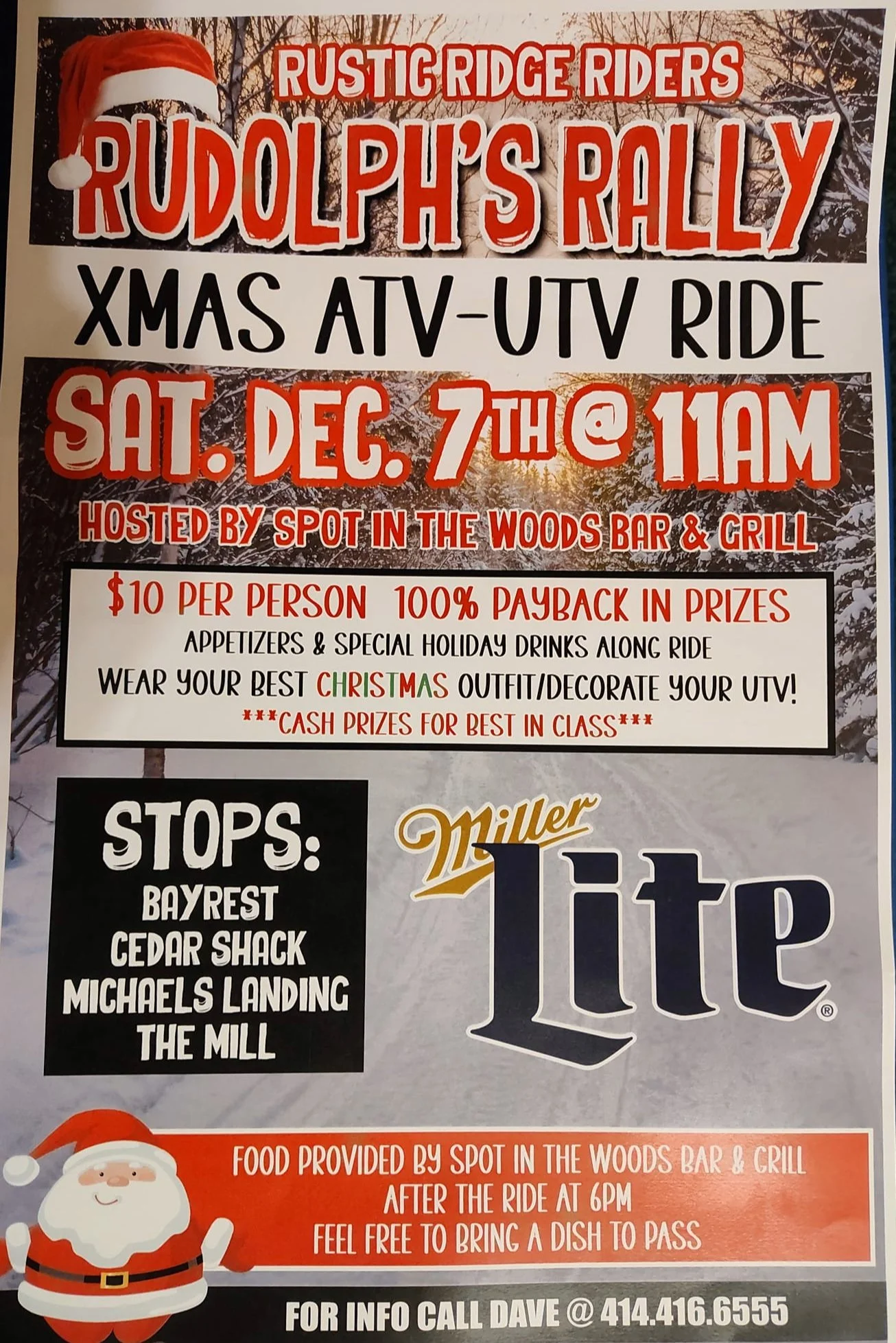Rustic Ridge Riders Rudolph's Rally X-Mas ATV/UTV Ride — Visit Adams ...