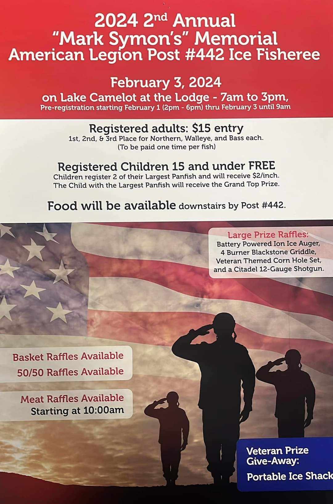 2nd annual Mark Symon's Memorial American Legion Post #442 Ice Fisheree ...