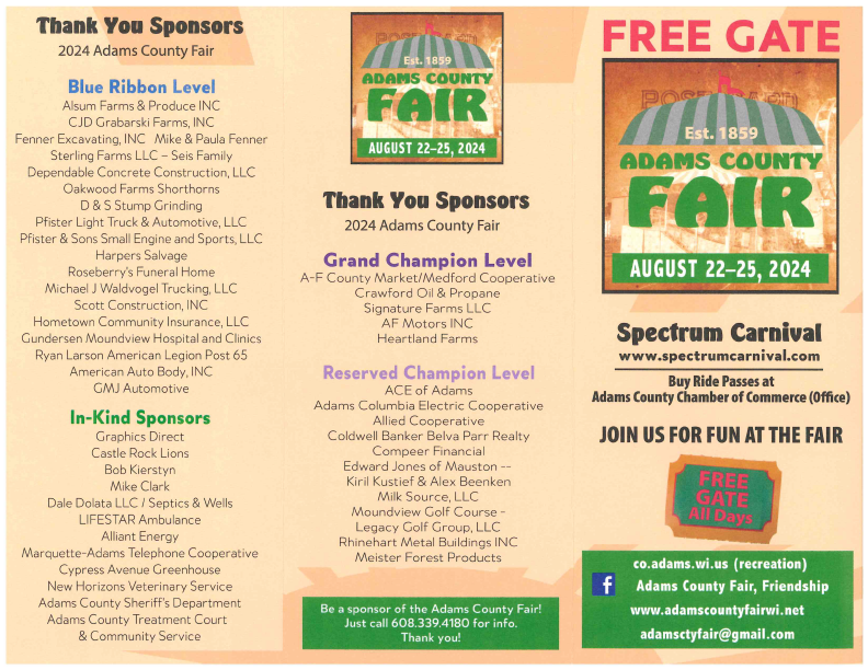 Adams County Fair — Visit Adams County, WI