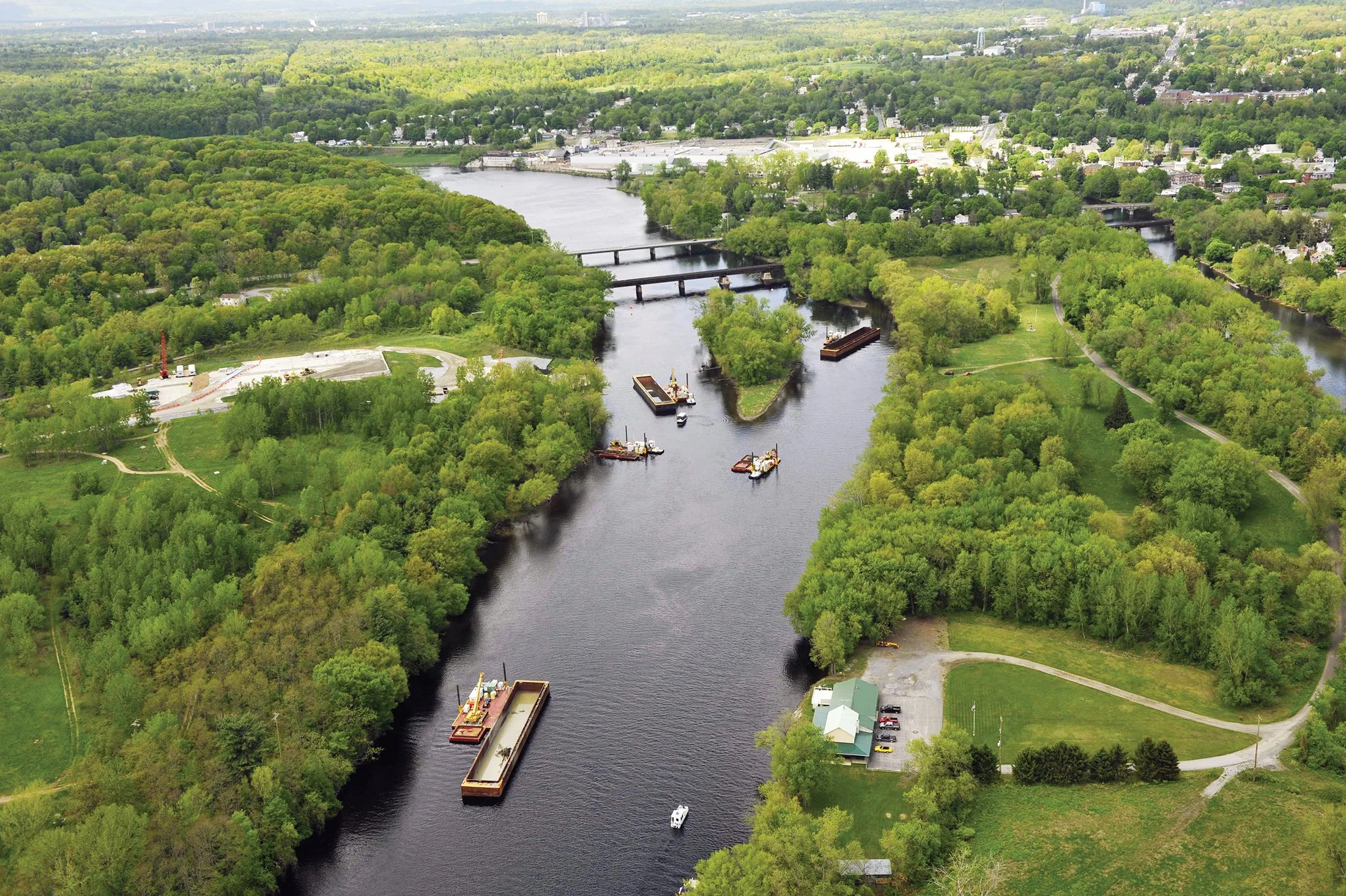 PCB Cleanup Timeline — Hudson River Dredging Project