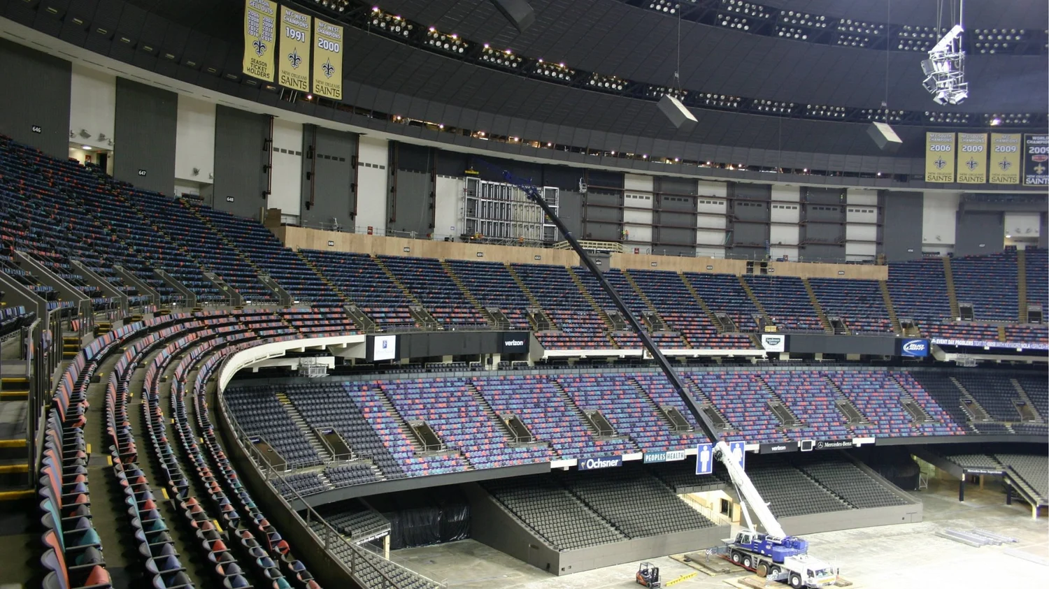 Superdome Endzone Video Baord Renovations — Broadmoor, LLC