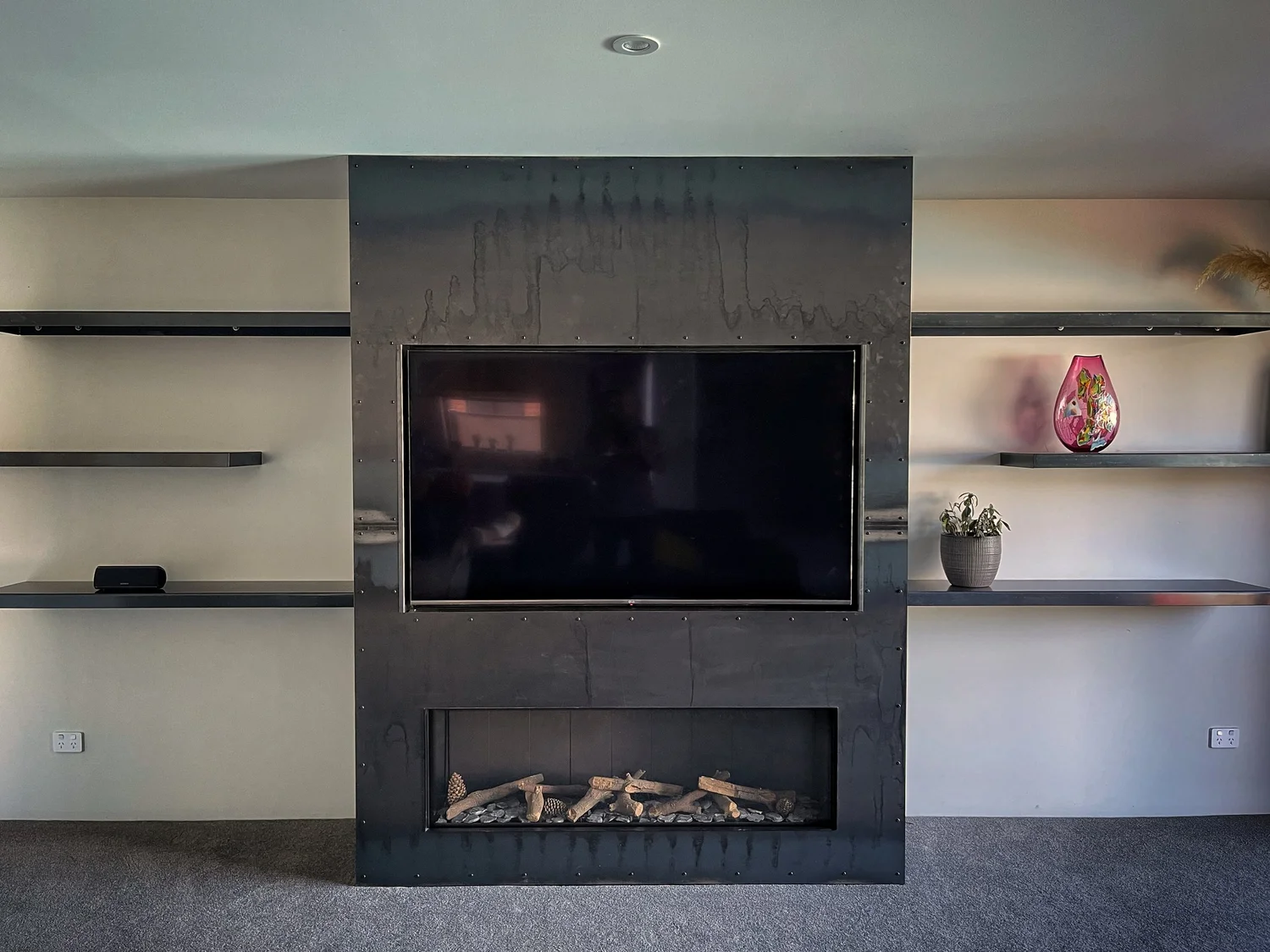STEEL FIREPLACES — Hazweld Bespoke Steel Fabrication | Corten Steel ...