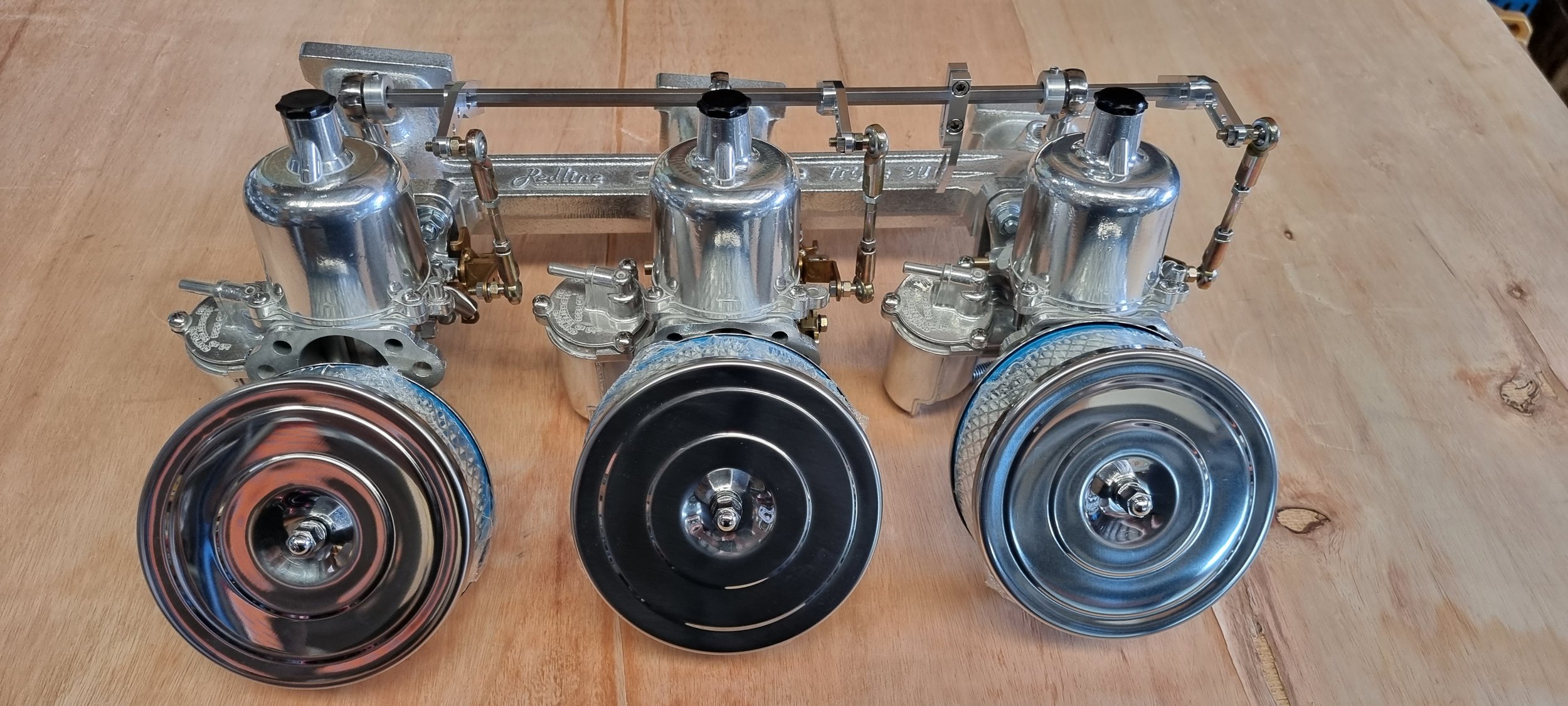 New 350 Holley Carburettor Kit suit Holden Red 6 179 186 202 ...