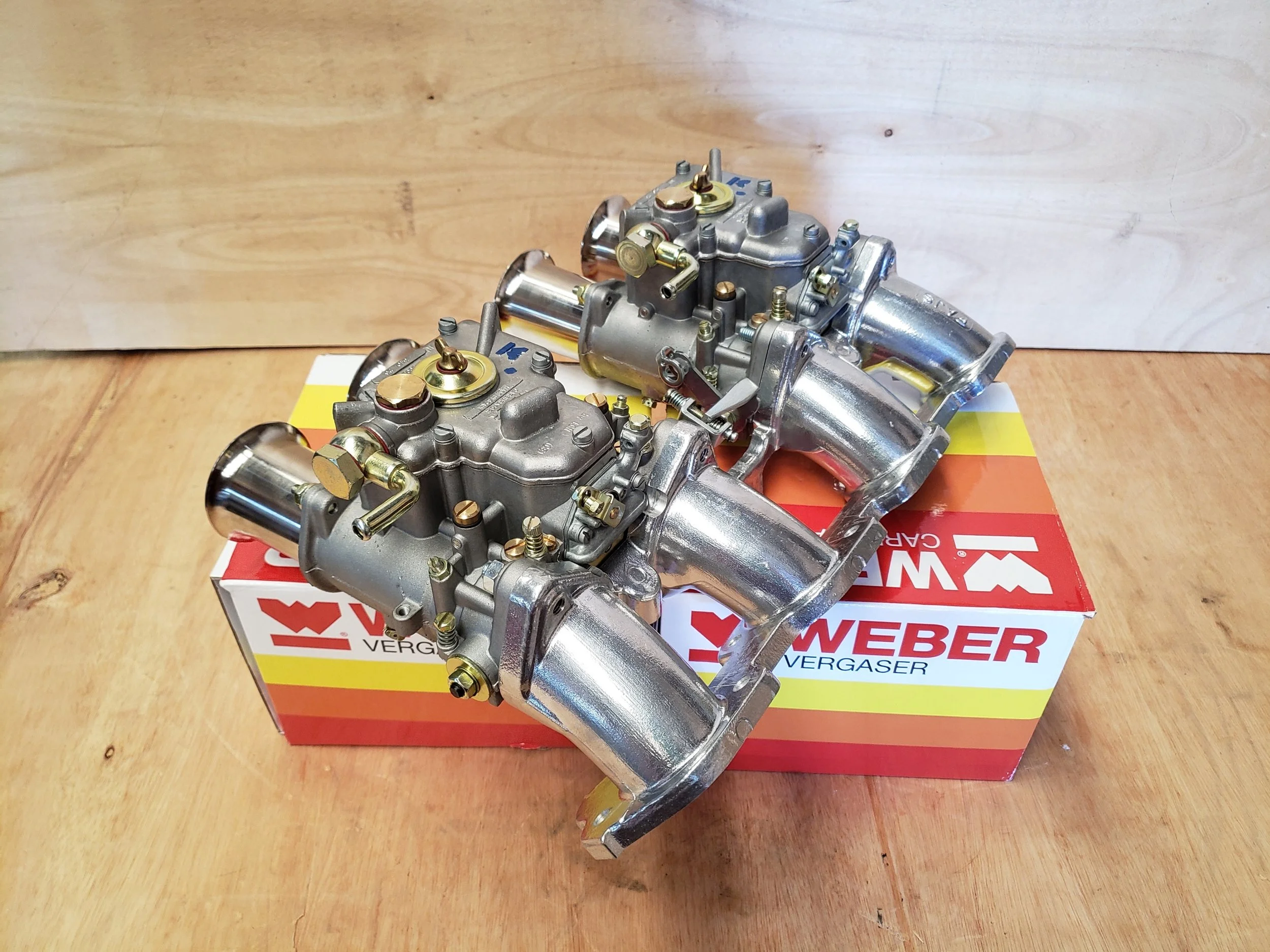 Volvo B19 B21 B23 B230 Engines - Twin WEBER 45 DCOE Carburetor Set, NEW ...