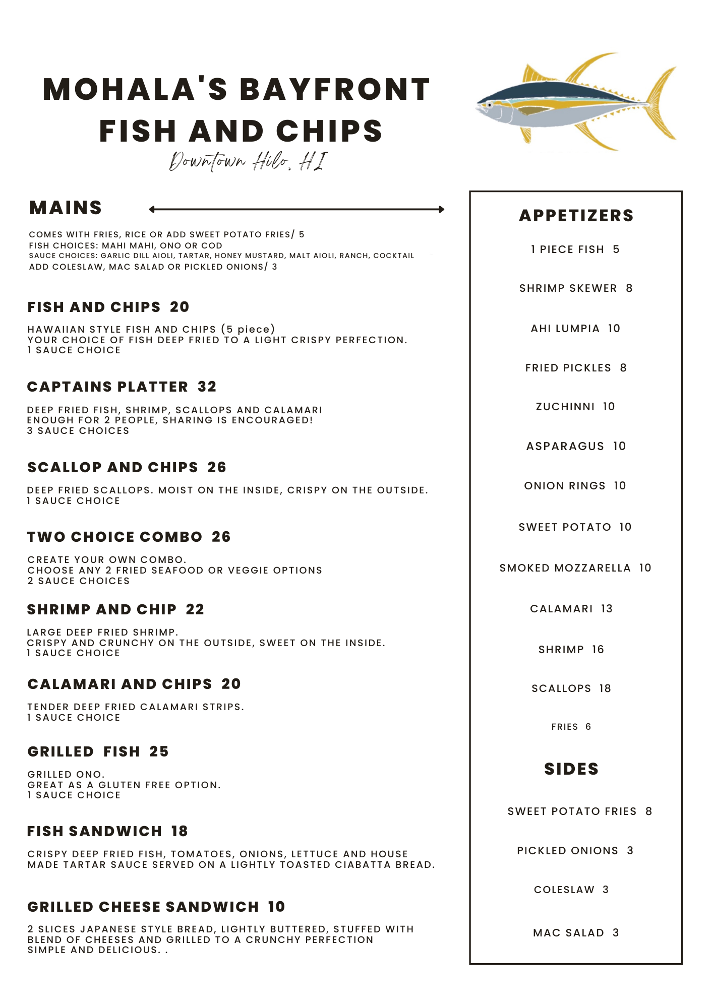 Mohala's Bayfront Fish & Chips